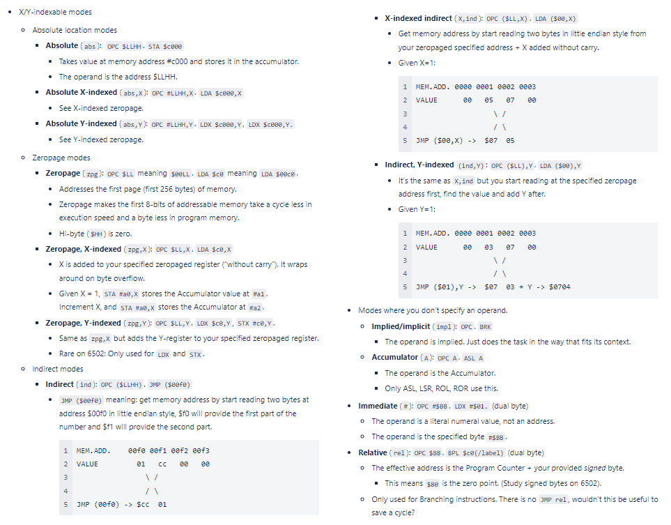 ASM day 4: Grappling with addressing modes