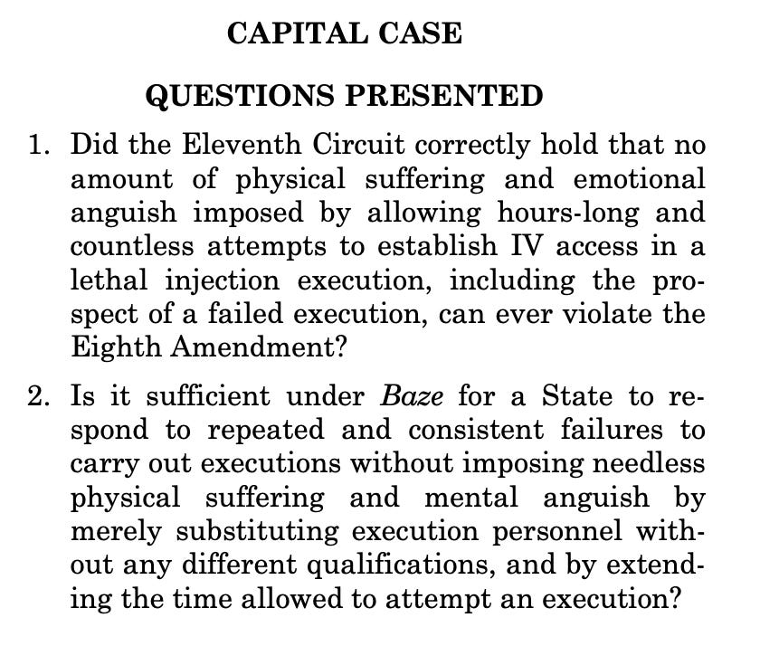 SCOTUS allows Alabama execution to proceed
