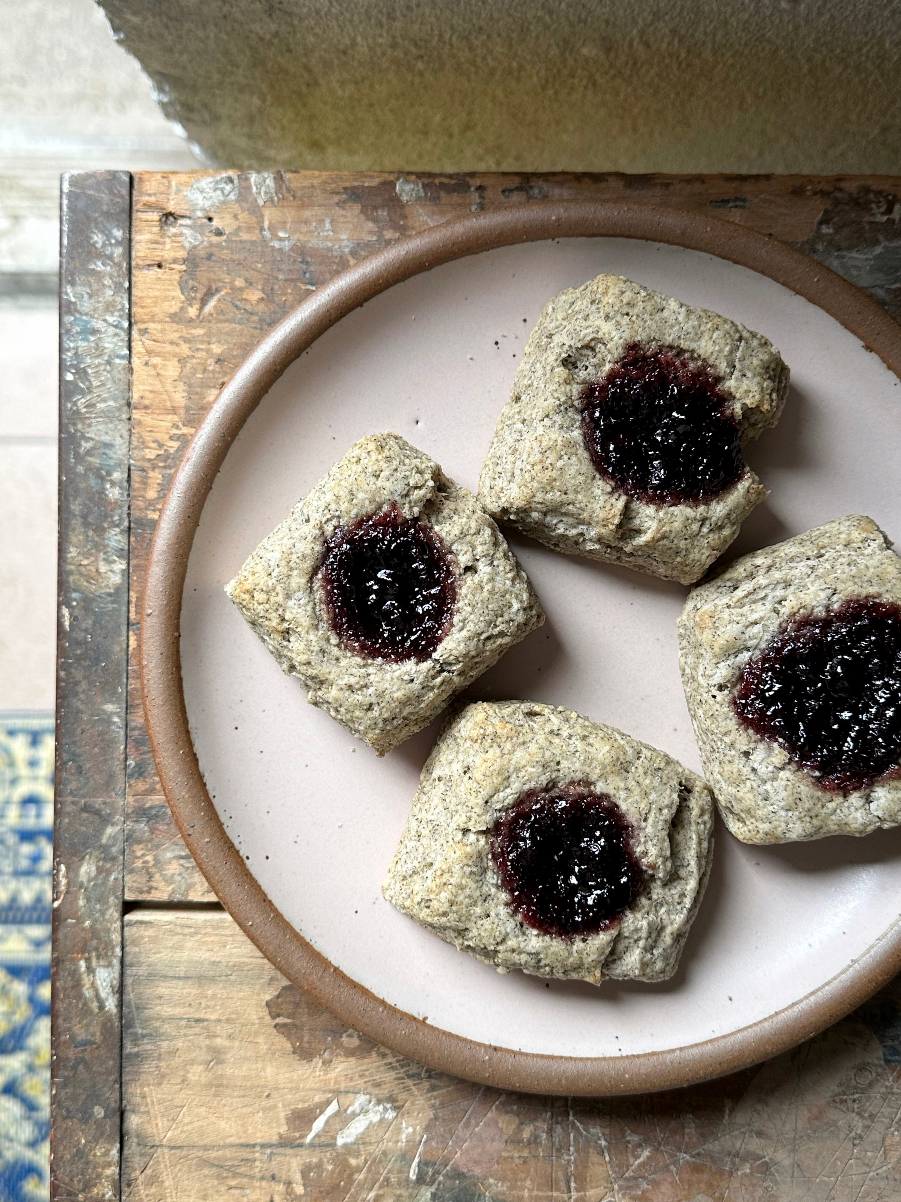 Salty Buckwheat & Jam Scones - by Jordan Smith
