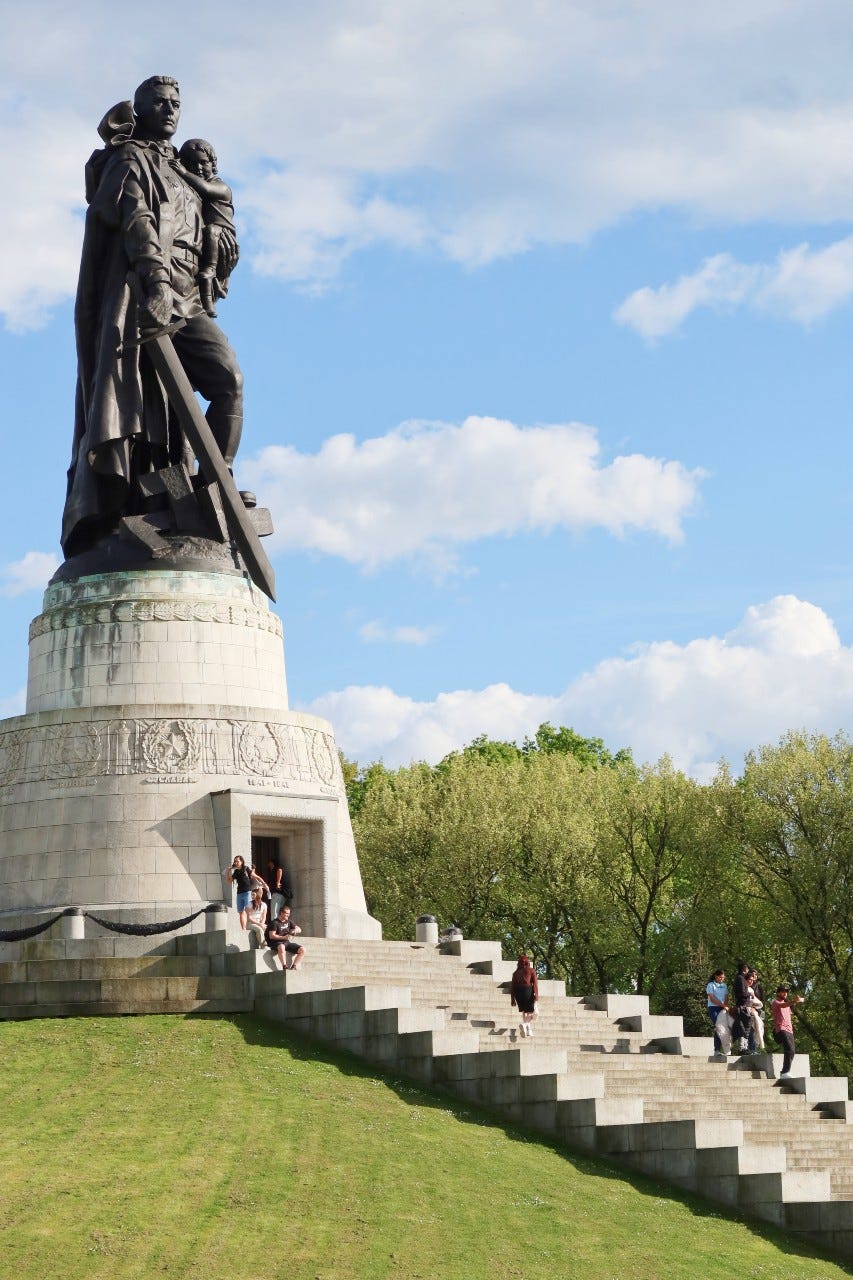 The Soviet War Memorial of Treptower Park.