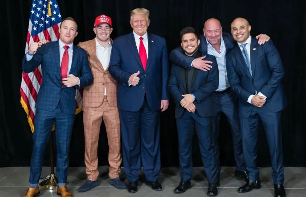 Why are so many MMA fighters turning to right-wing politics?