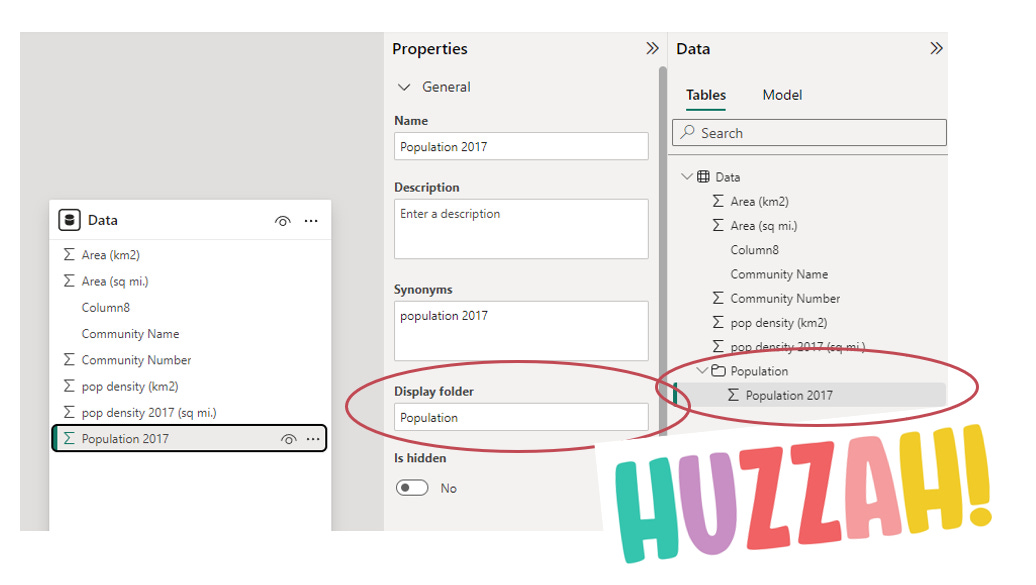 Organize your data with Display Folders in Power BI - Travers Data