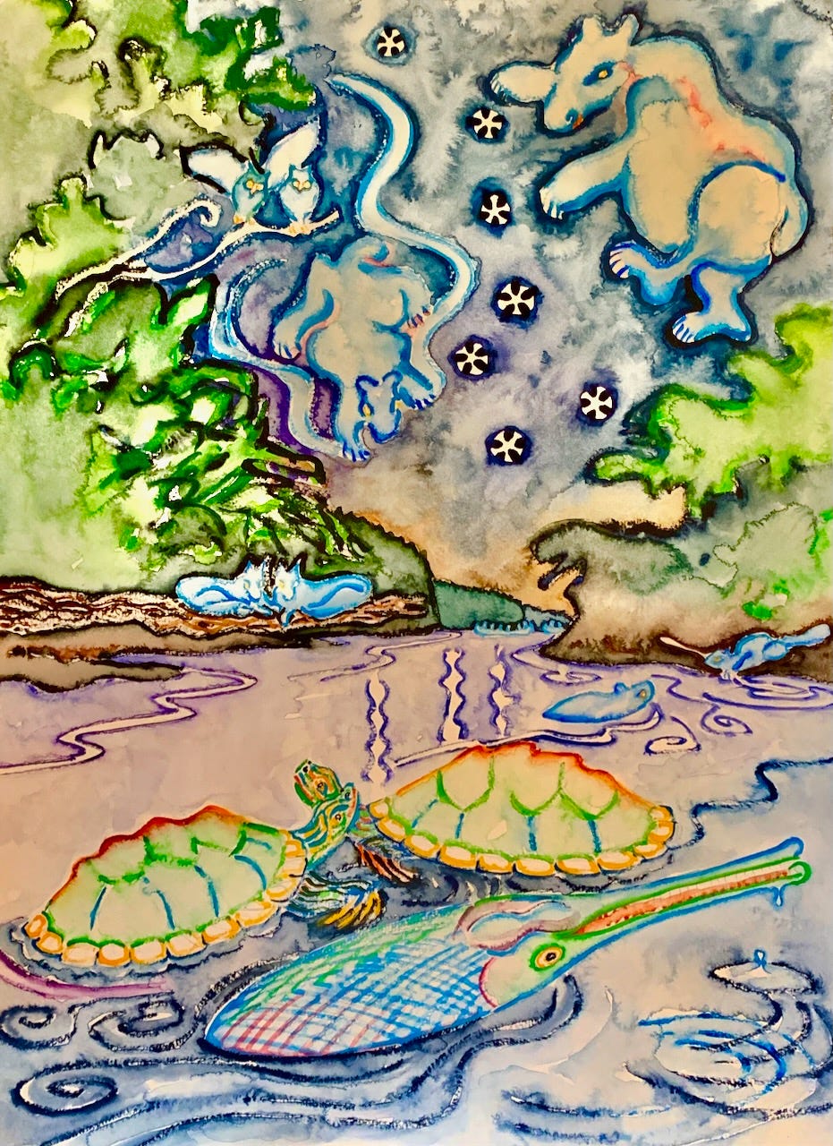 Dragonfly Dance of Freedom - by John Ruskey