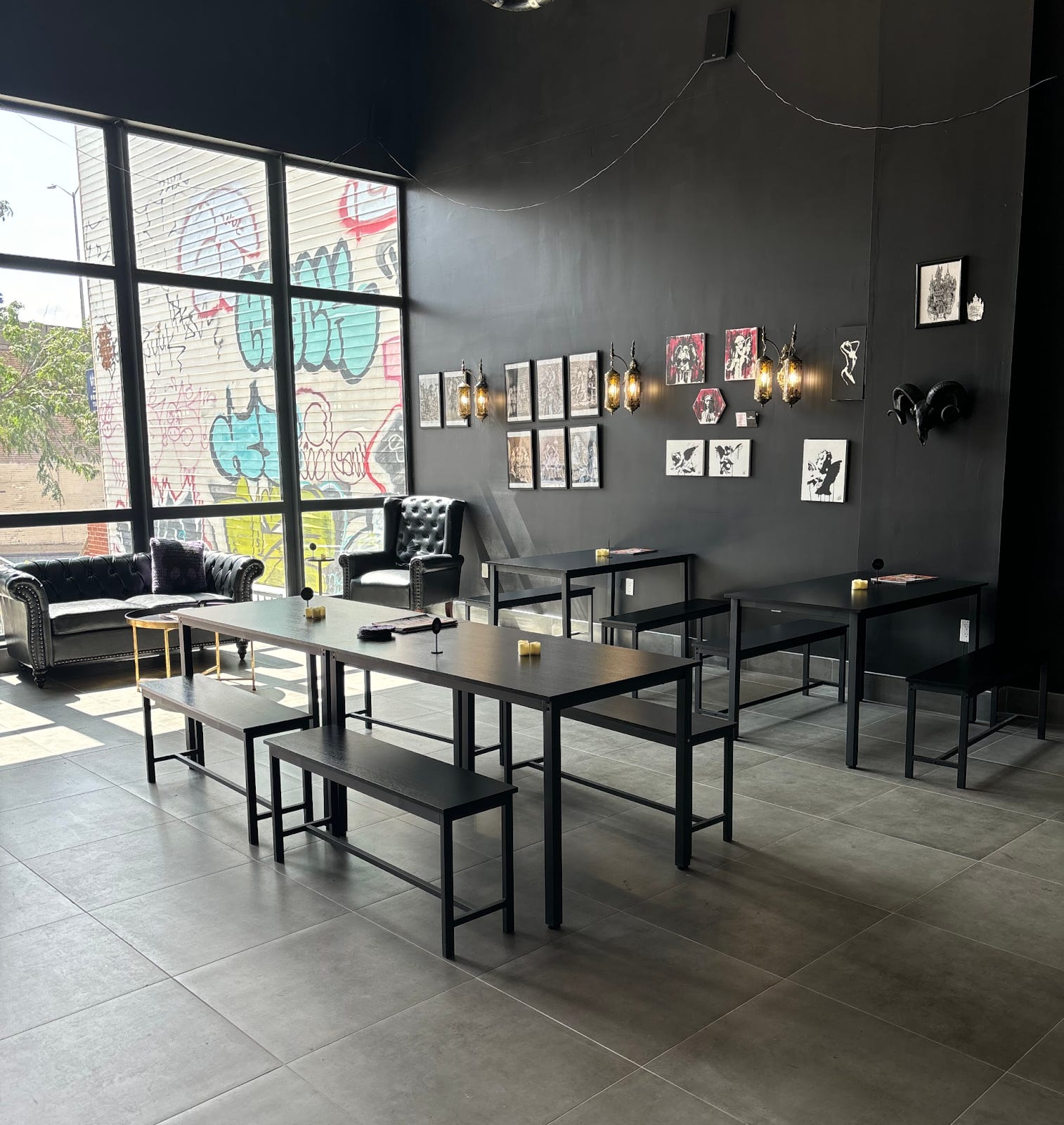 No Filter Coffee brings Gothic Vibes & Great Coffee to South Slope