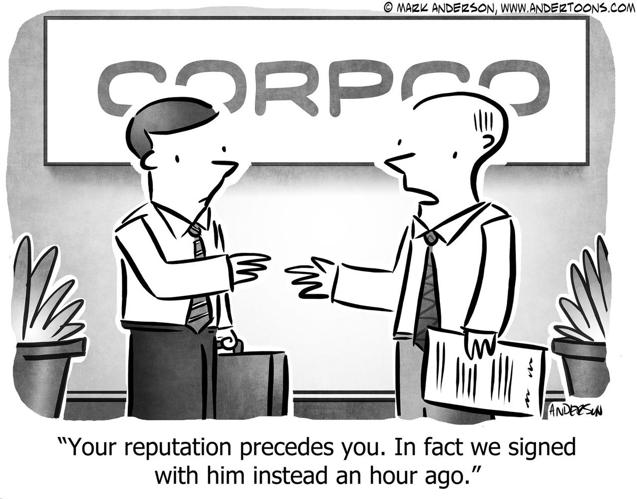 The importance of a good reputation - by Lionel Page