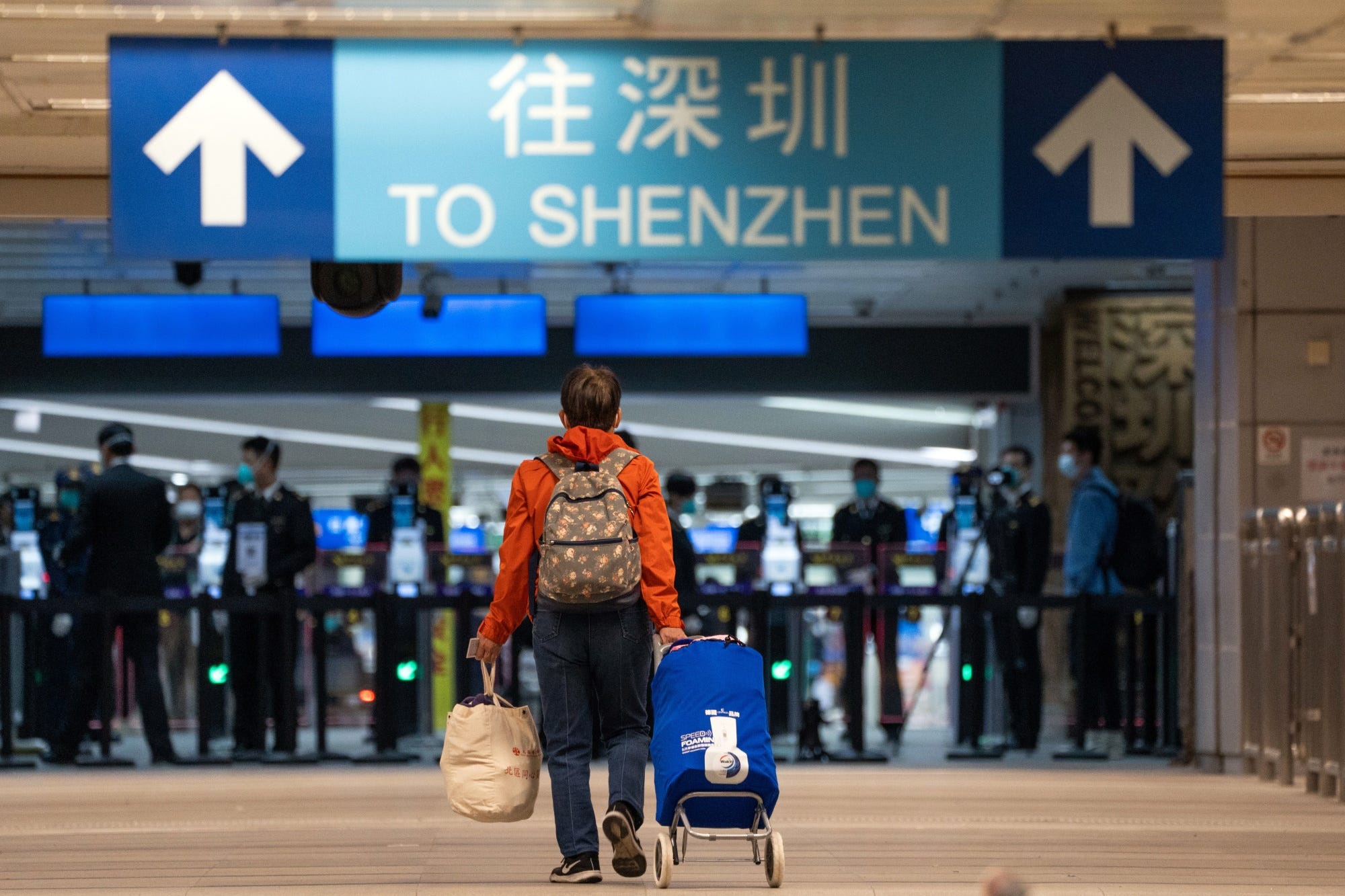 Hong Kong-China Border Reopens as City Looks to Rebuild Economy