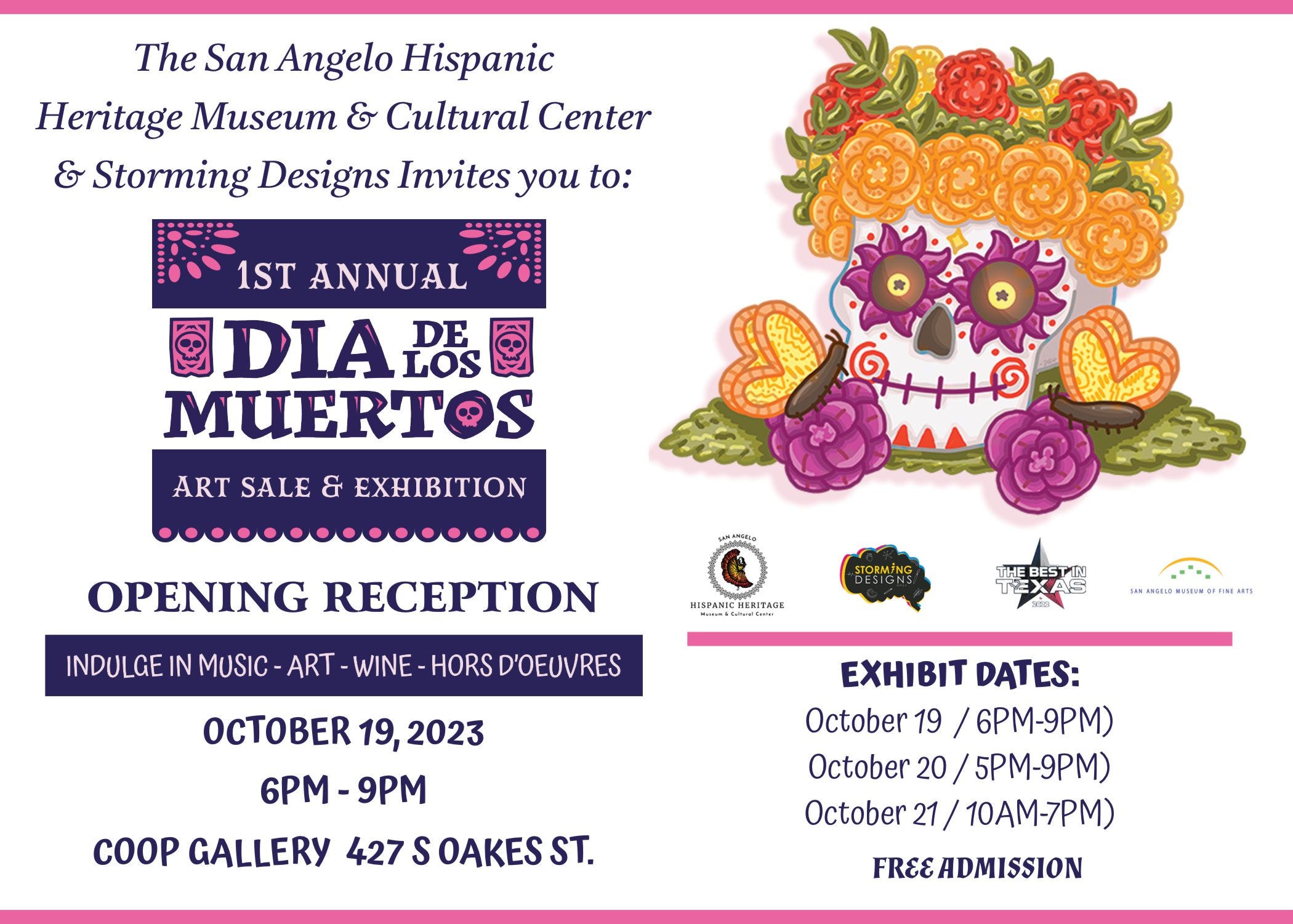 Dia de los Muertos Art Show - by Debra Vance Art