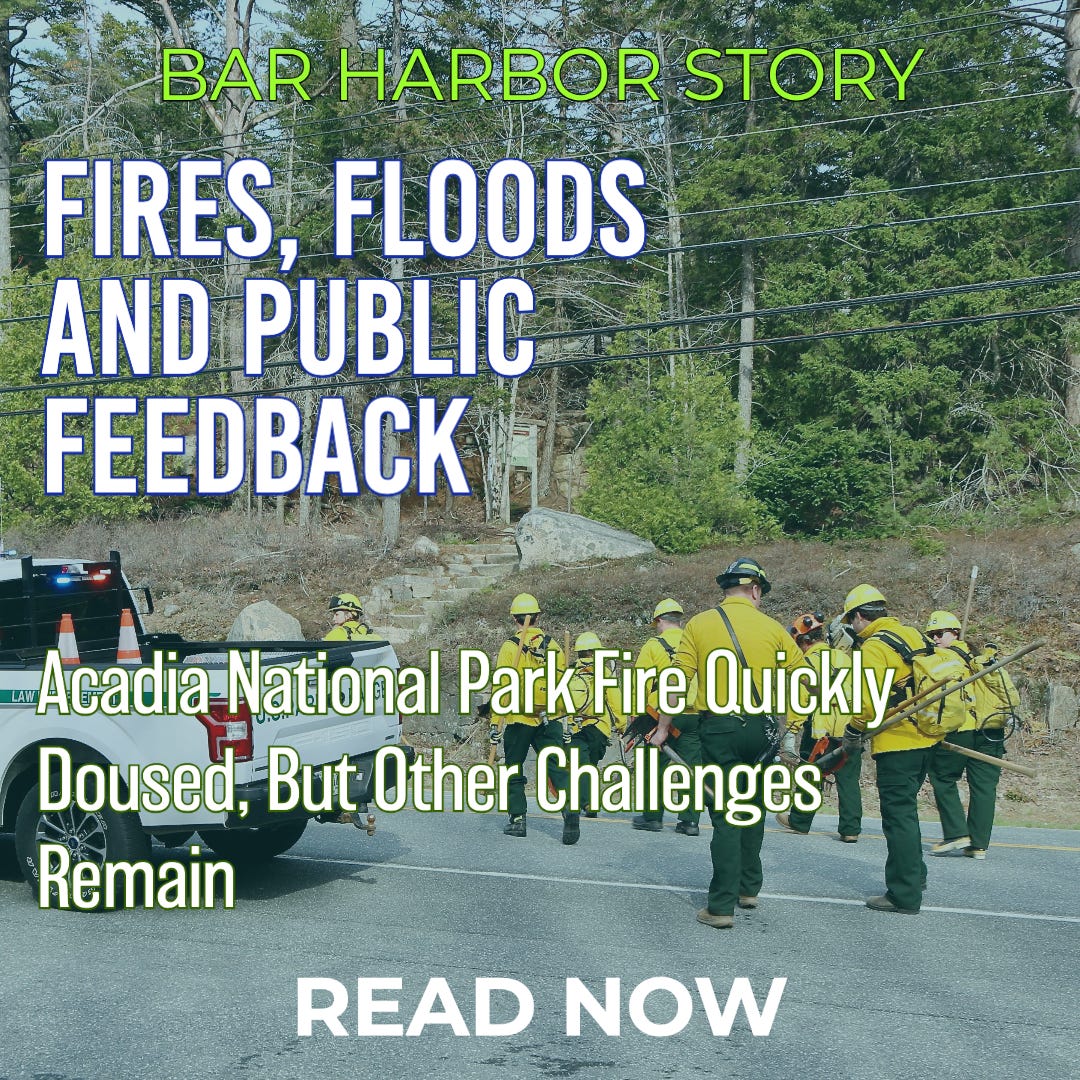 Fires, Floods and Public Feedback – Bar Harbor Story
