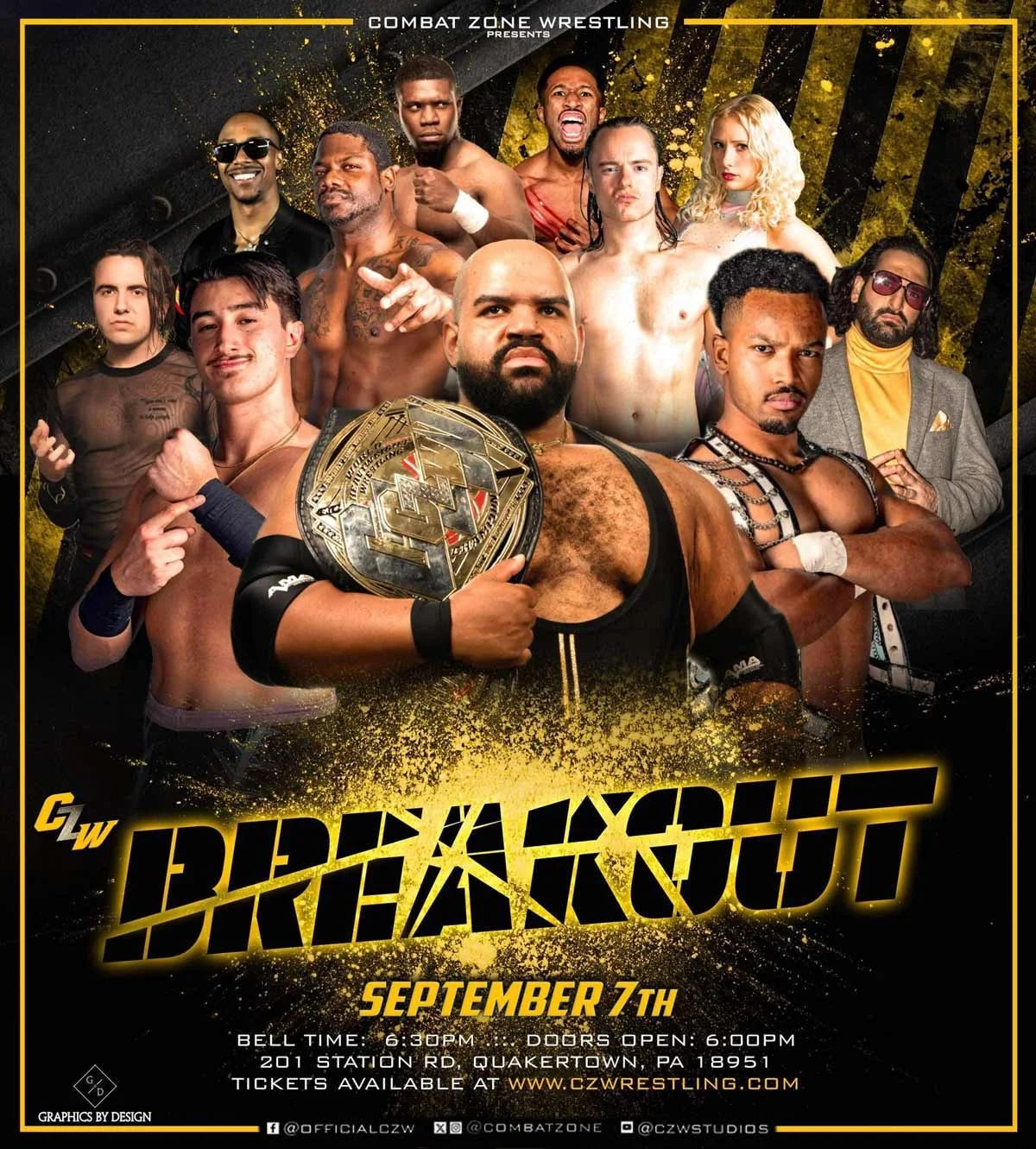Saturday: CZW Breakout in Quakertown - by Jeff Quinton