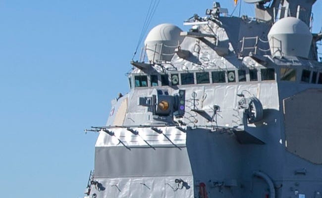 US Navy’s HELIOS Laser Weapon Operating at Just One-Third Power, Acting ...