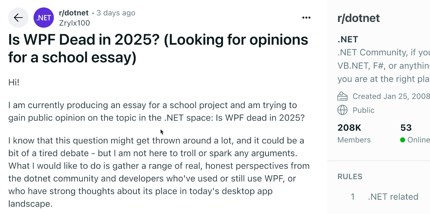 The state of WPF in 2025 - Ed Andersen