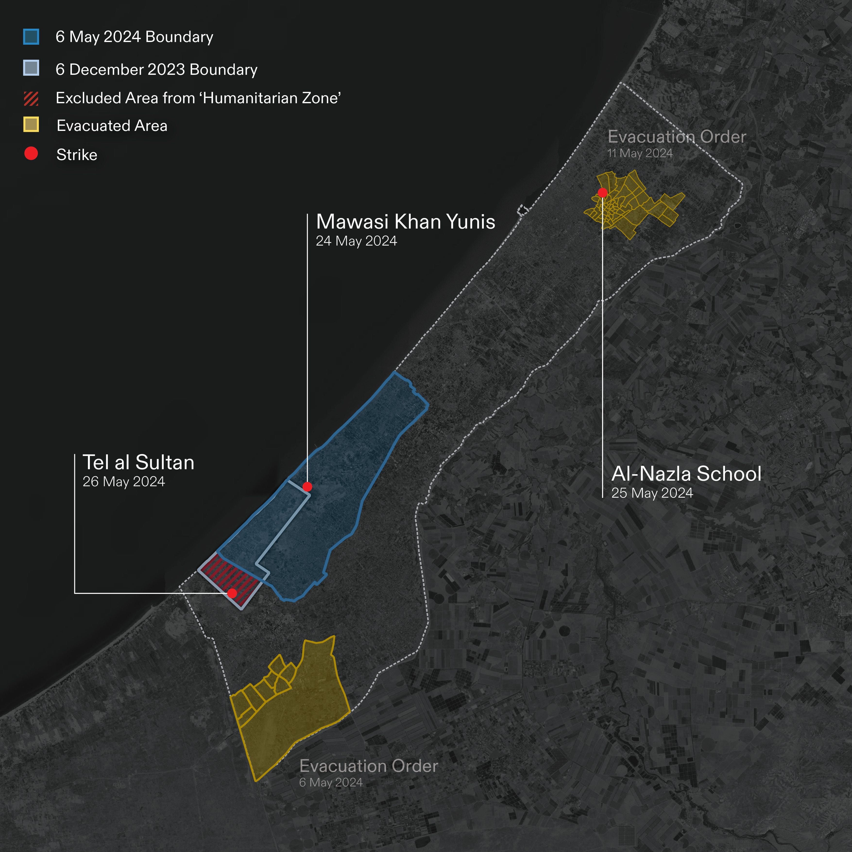 Israel Declares 'Humanitarian Zones' in Gaza, Then Attacks Them