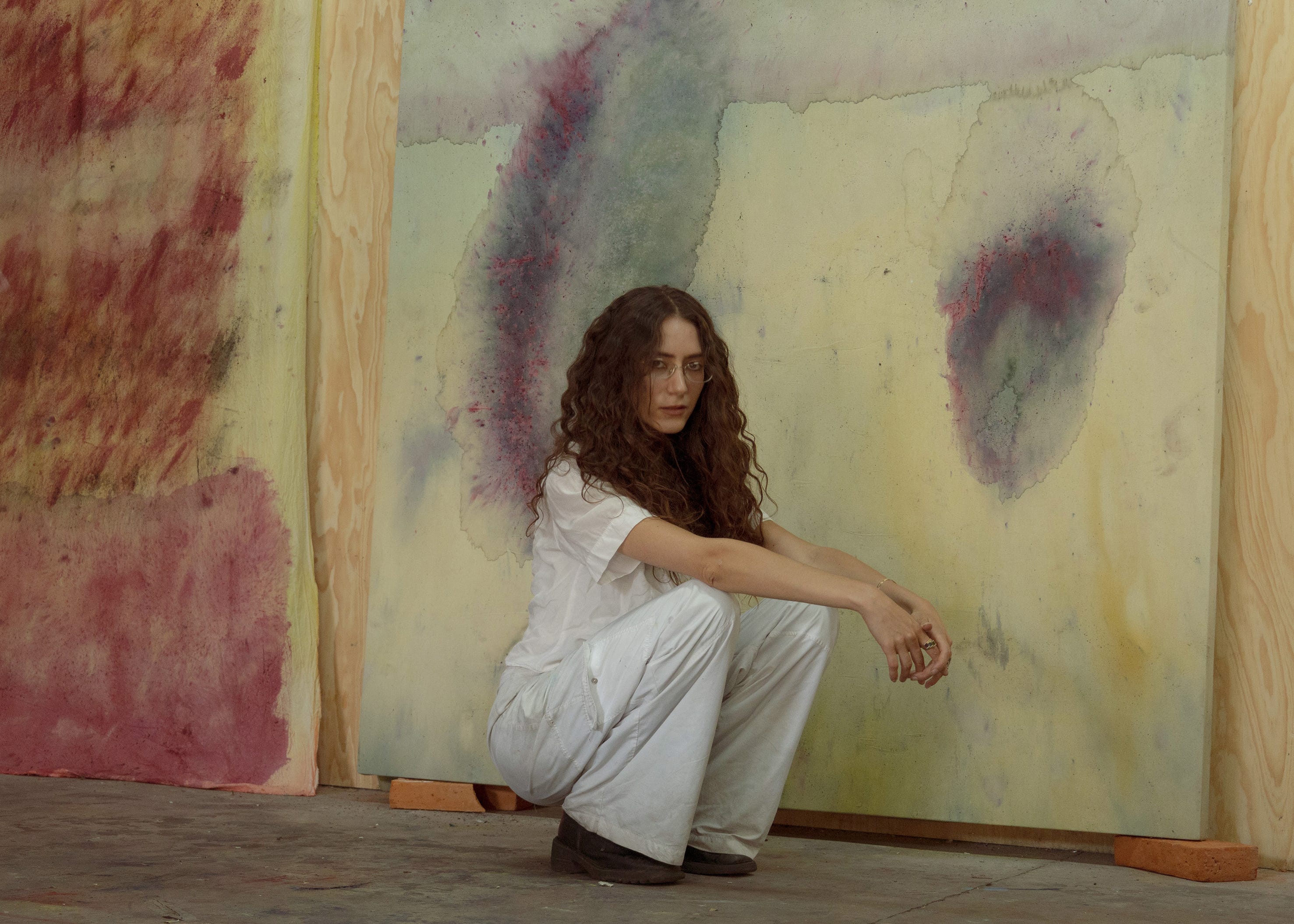 Meryl Yana Makes Abstract Paintings With Natural Dyes