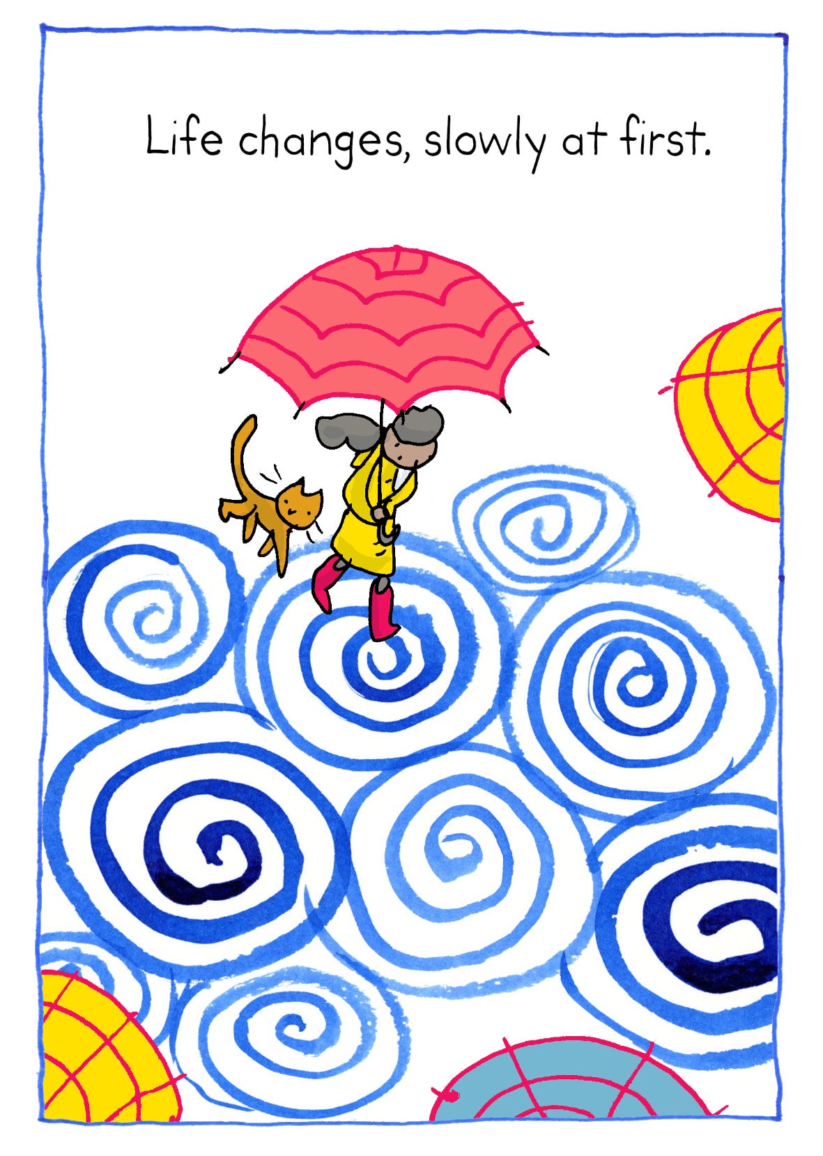 The Red Umbrella - by Grant Snider - Incidental Comics