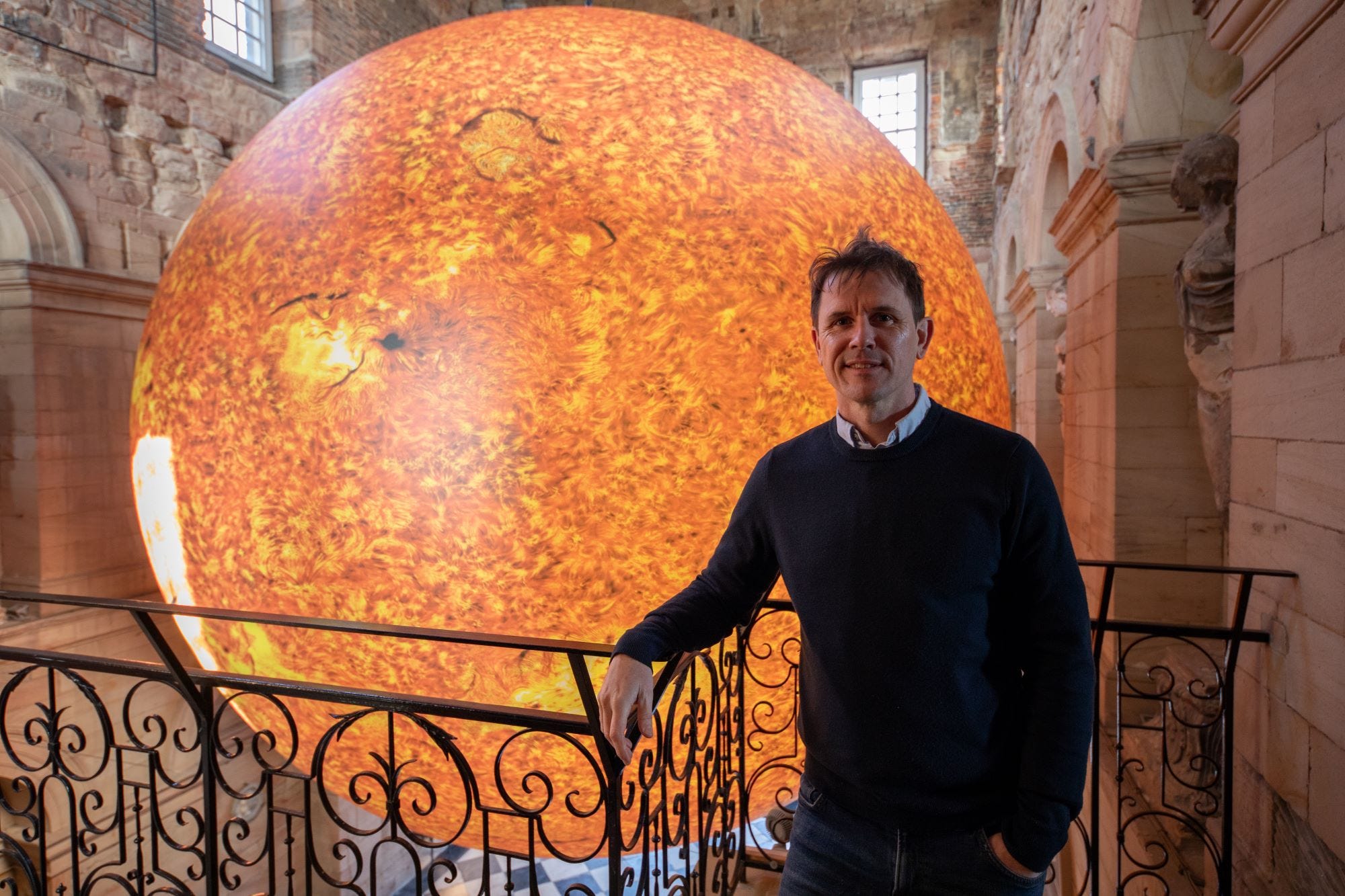 Bats and bullet holes: artist Luke Jerram on Helios