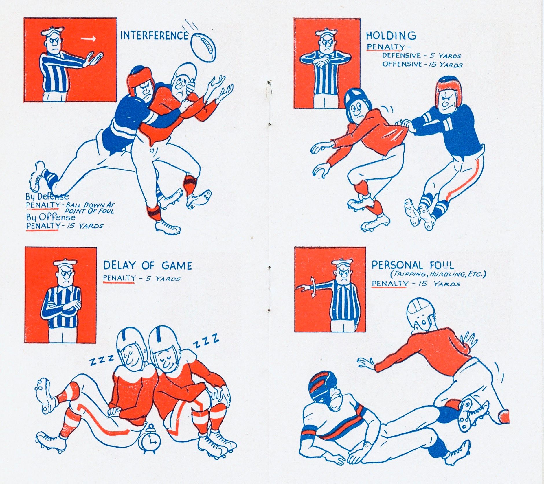 The Art of Football Officials' Signals