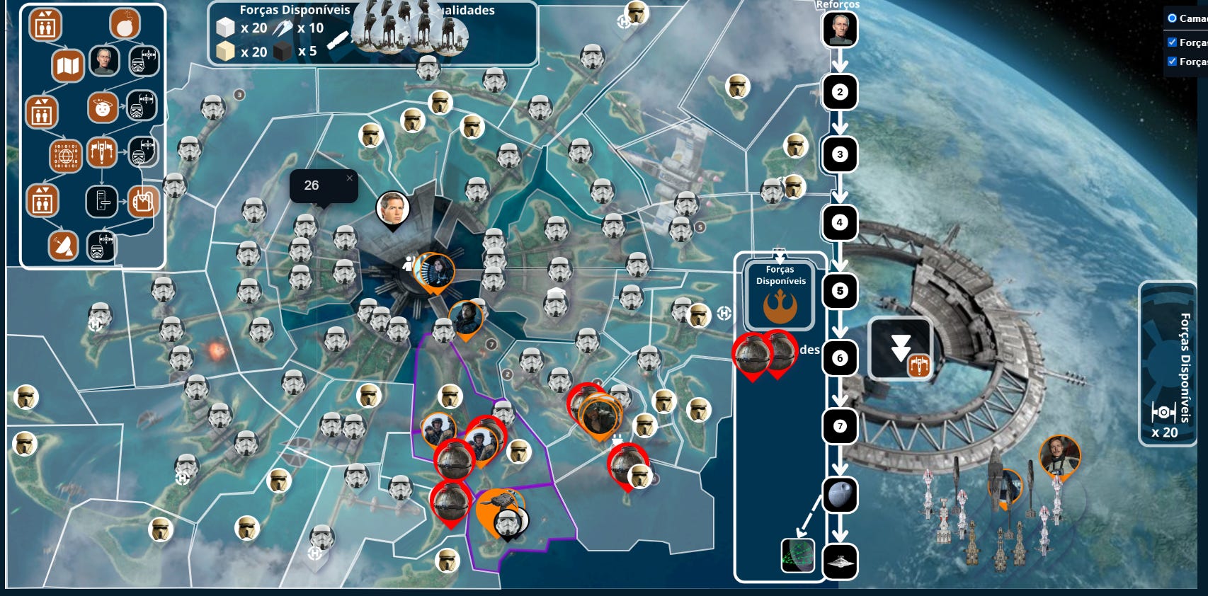 Mapa da Aventura Rogue One - Star Wars Stories RPG Substack