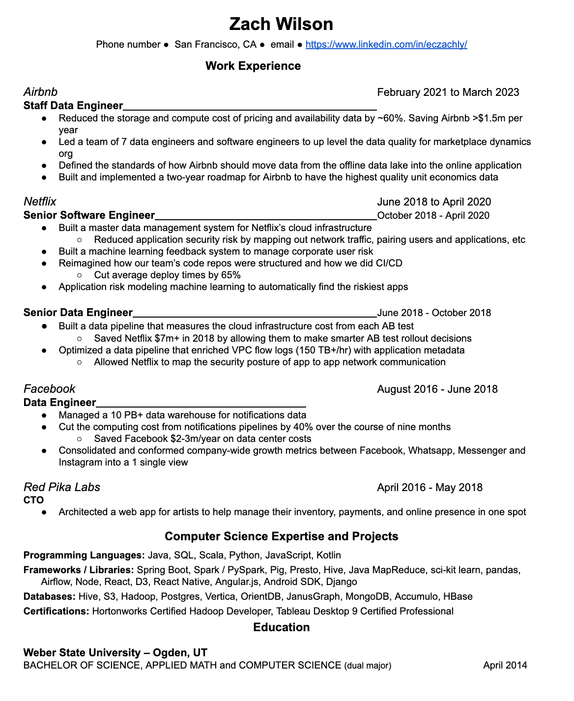 How to craft the perfect data engineer resume and LinkedIn profile in 2024