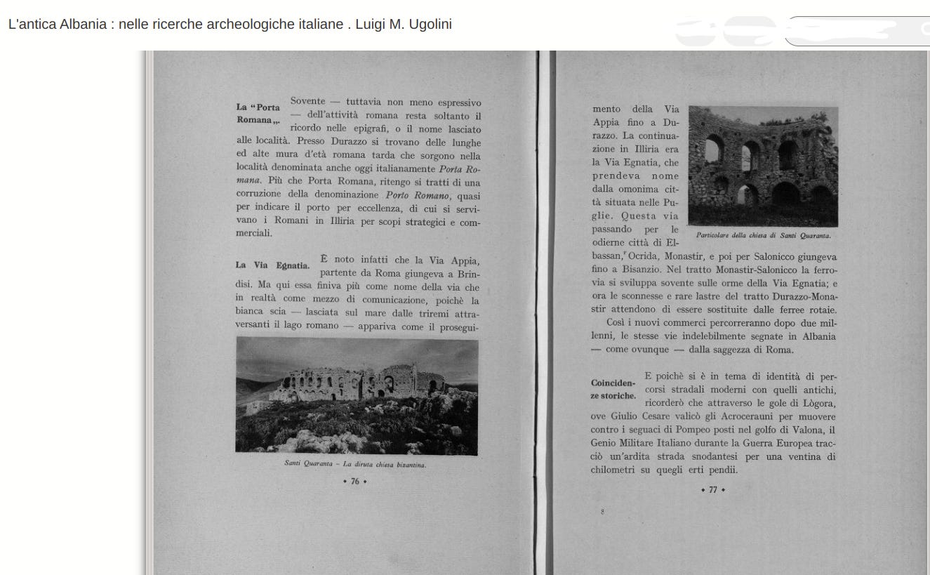 Luigi Ugolini Admits that Epirus is Greek