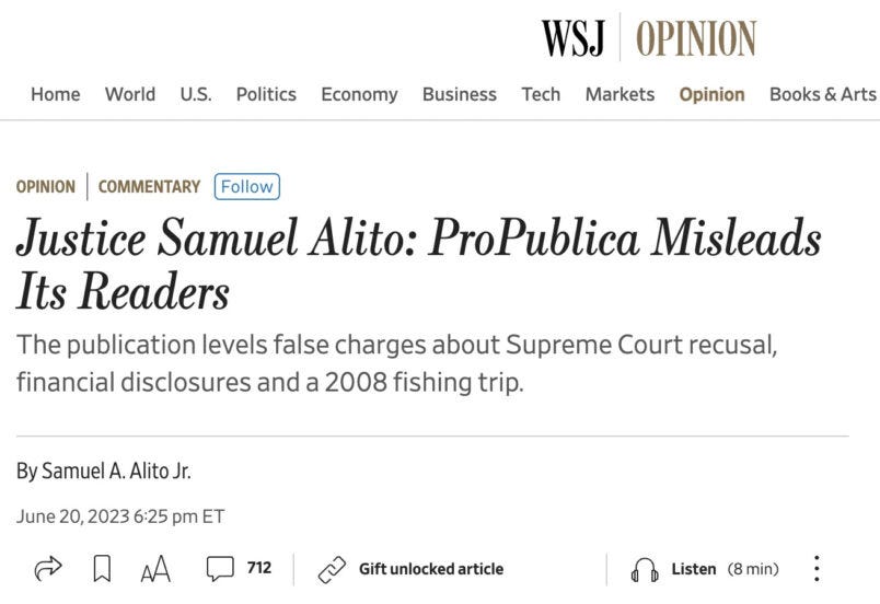 Sam Alito Is A Peevish, Self-Absorbed Piece Of Work