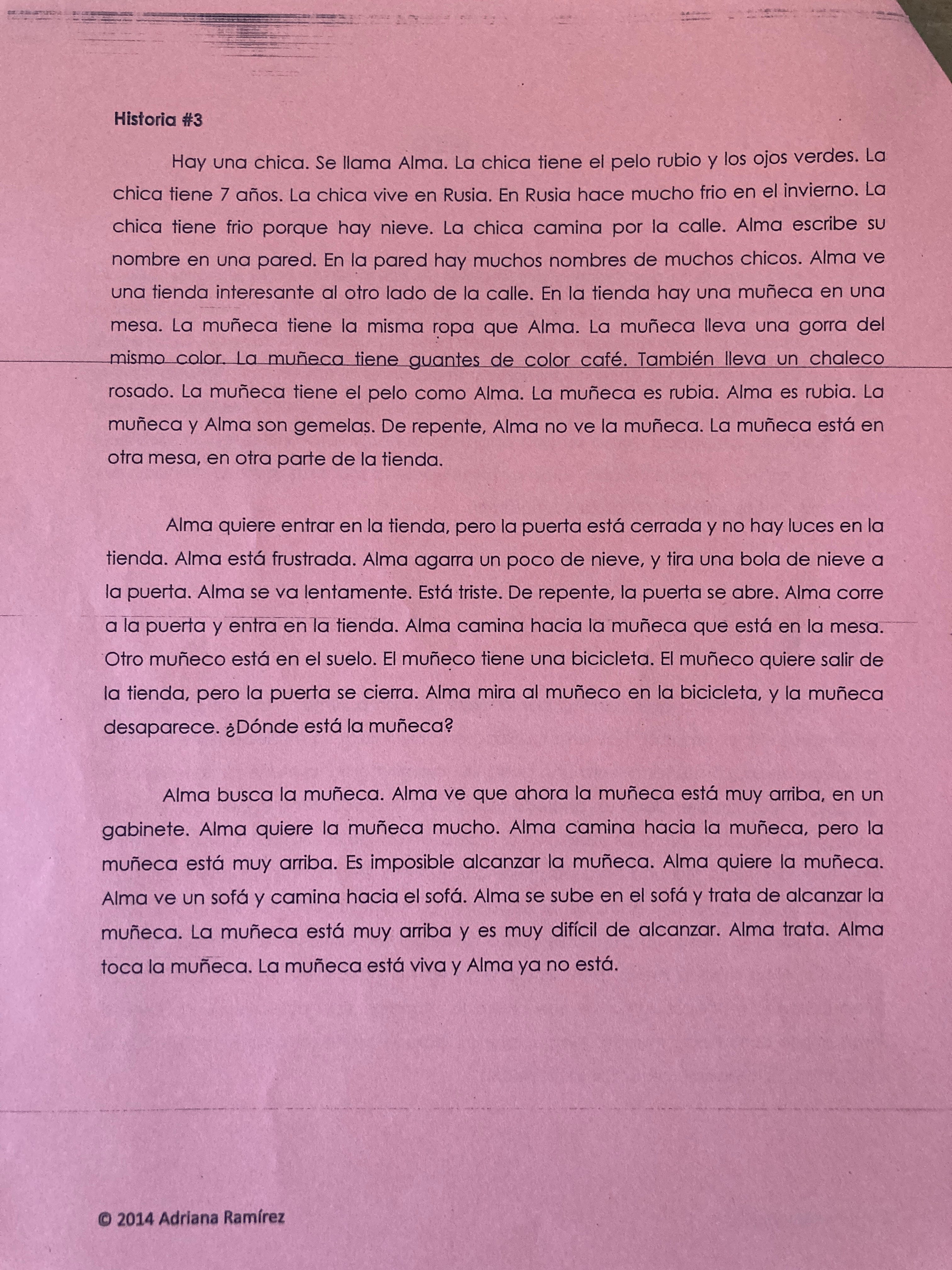 What is embedded reading in a languages class?