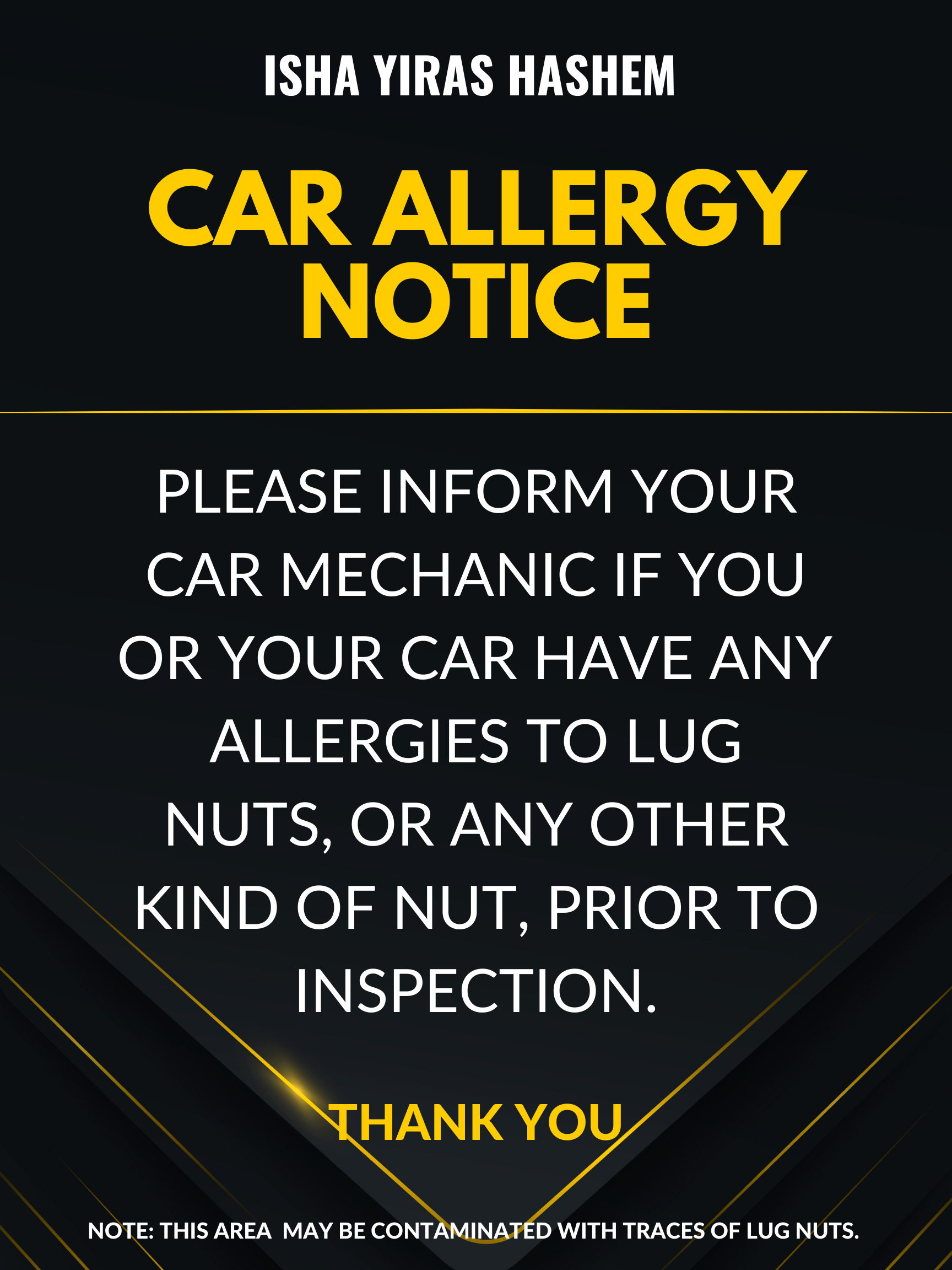 The Car Inspection - Isha Yiras Hashem at Substack