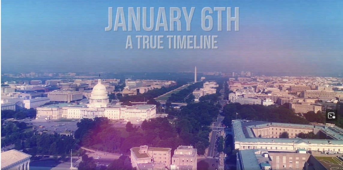 The True Timeline for January 6th...