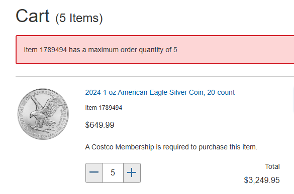Costco Silver Coins