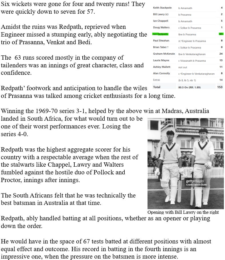 Remembering Redpath! Redoubtable Rescuer!