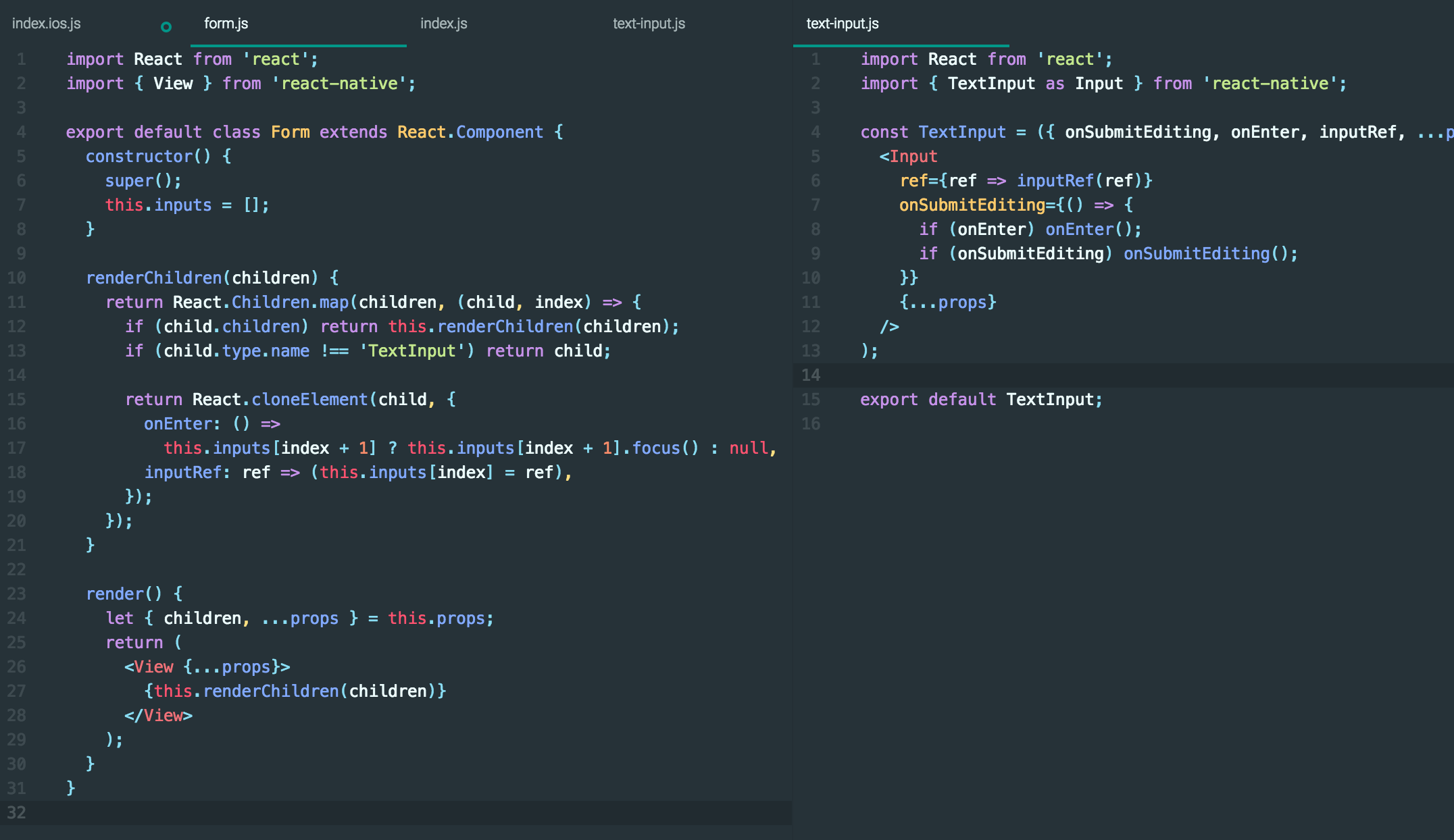 Autofocus inputs in React native - by Zach Silveira
