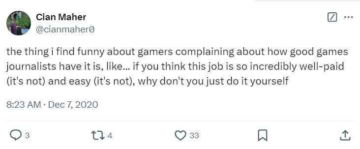 CD Projekt Red's Franchise & Lore Designer Cian Maher, Is Former Games ...