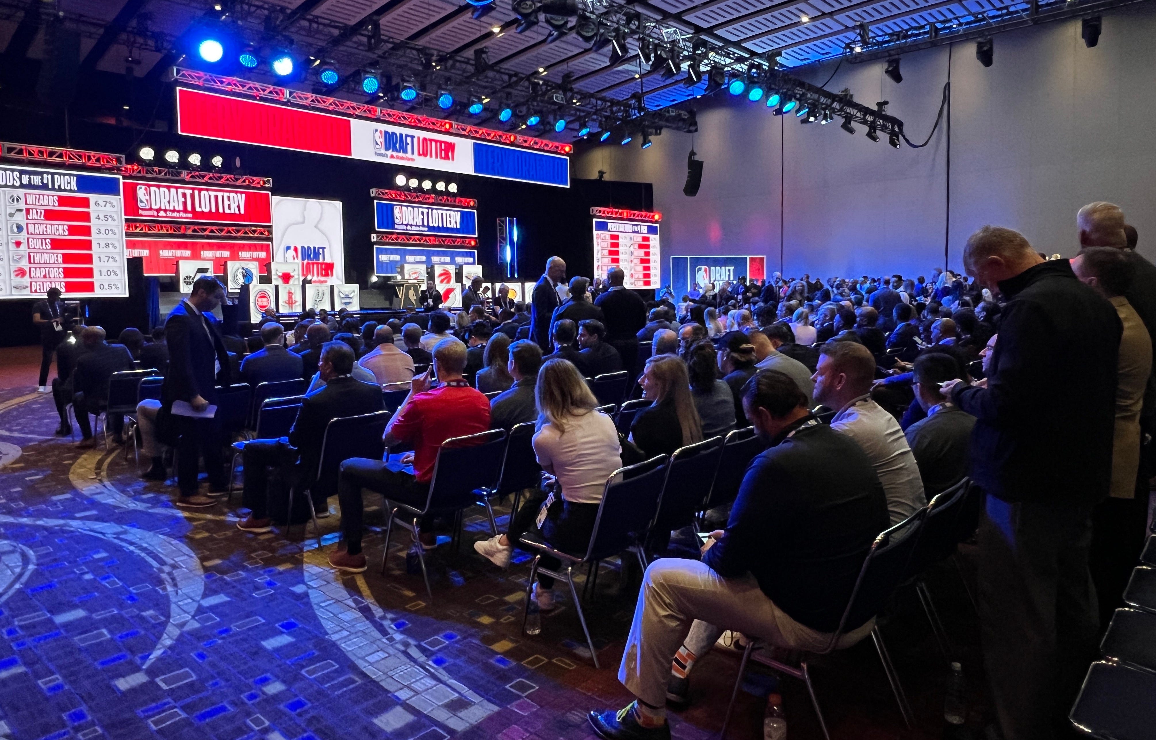 Behind the scenes with the Pacers at another draft lottery