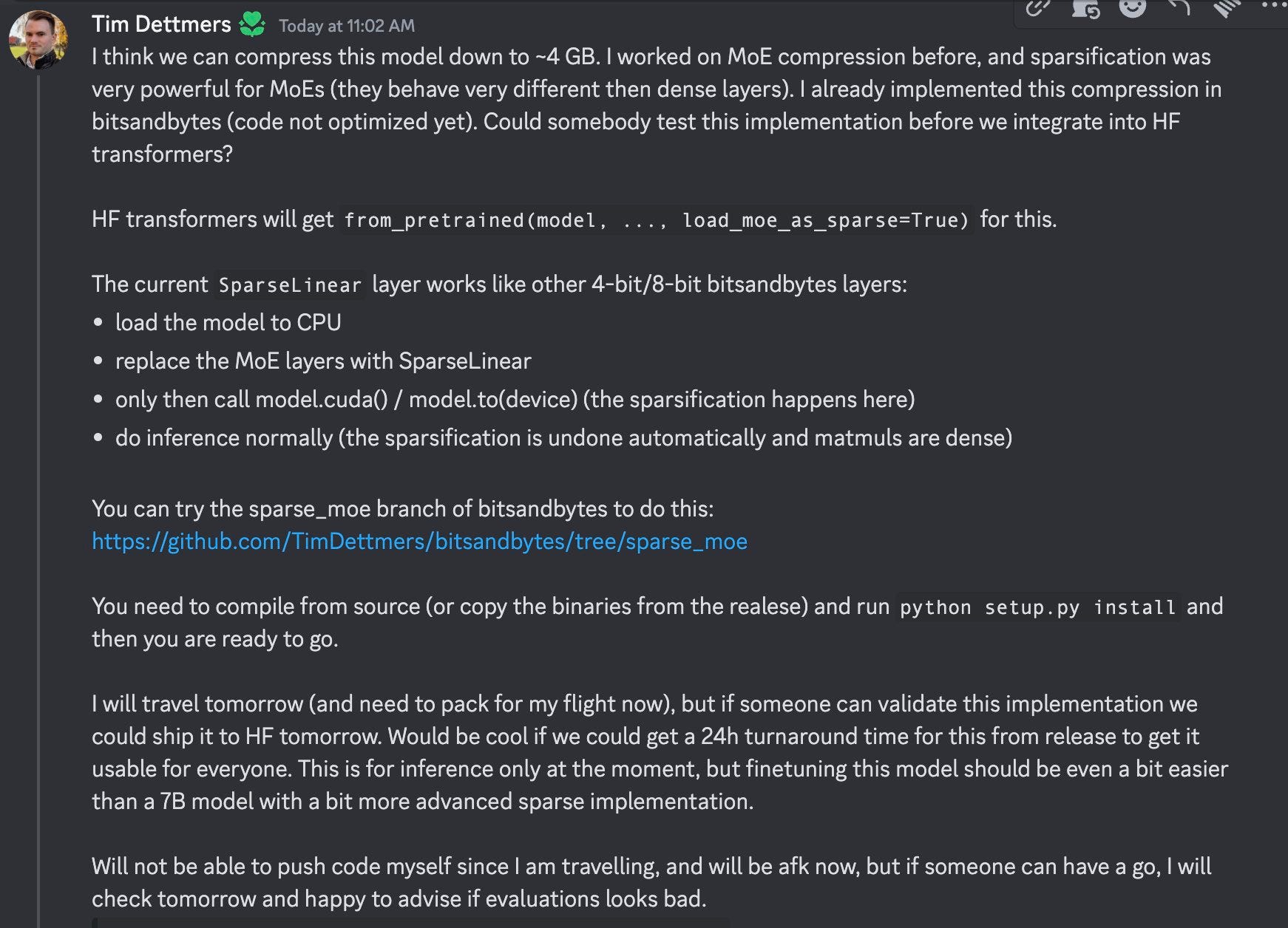 Mixtral: The best open model, MoE trade-offs, release lessons, Mistral raises $400mil, Google's ...