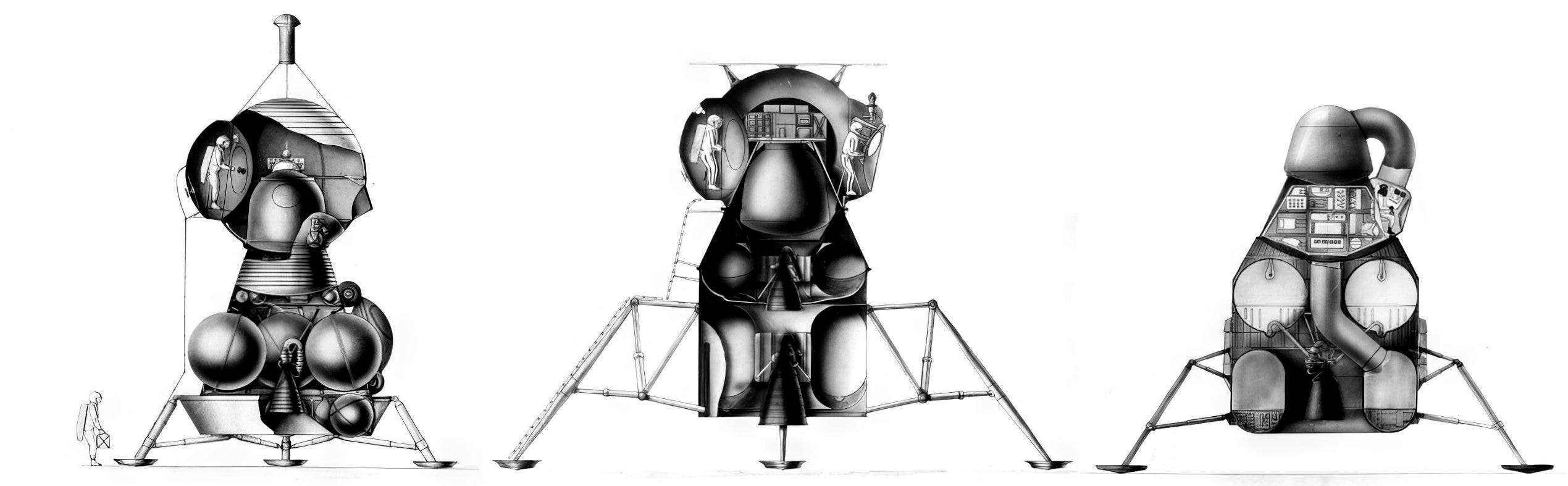 Nikolaev, LKM Moon lander, and GIRD