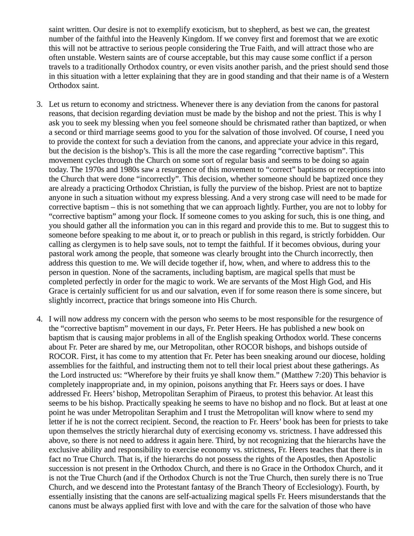 Fr. Peter Heers, Orthodox Ethos, and the Sectarian Mindset