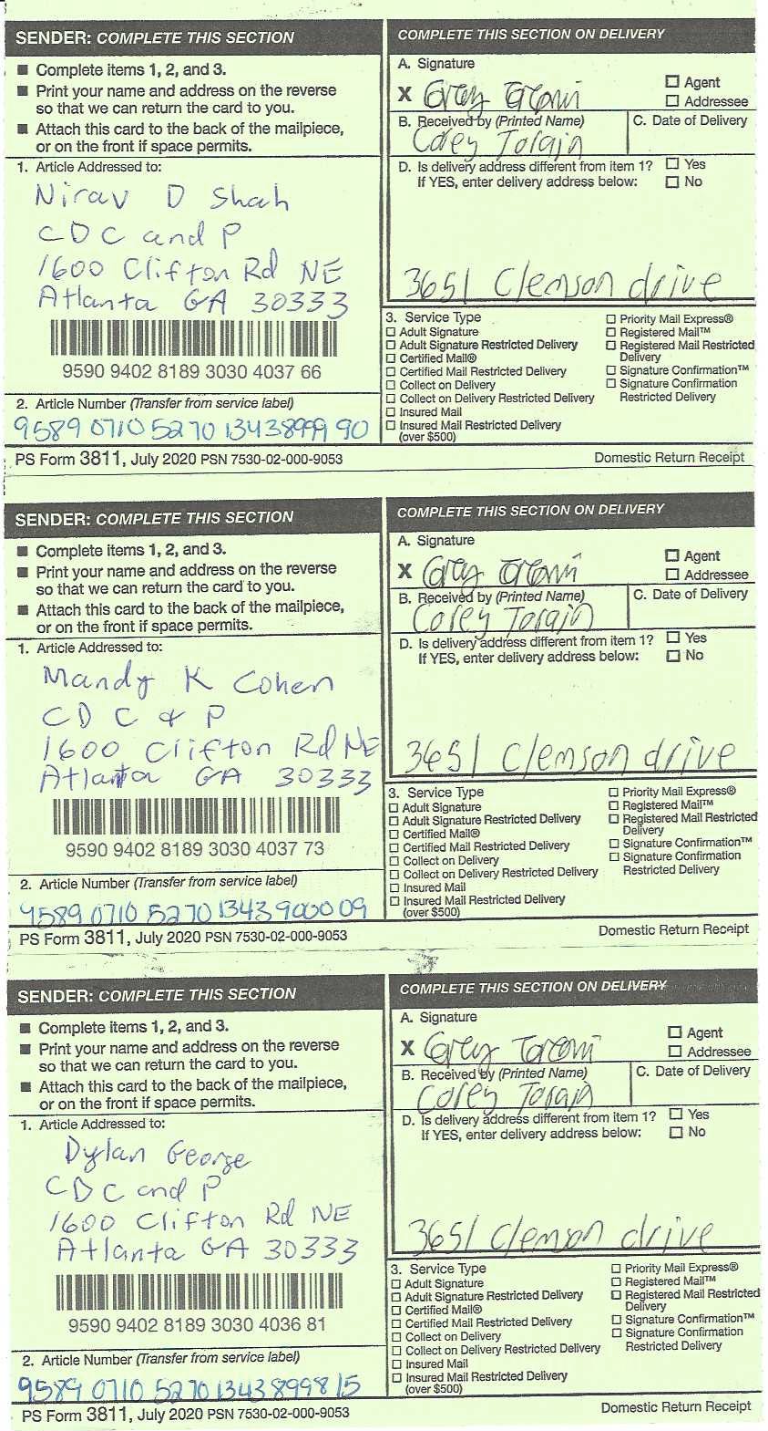 CDC, FDA & NIH directors served with NOTICE of CRIMINAL LIABILITY