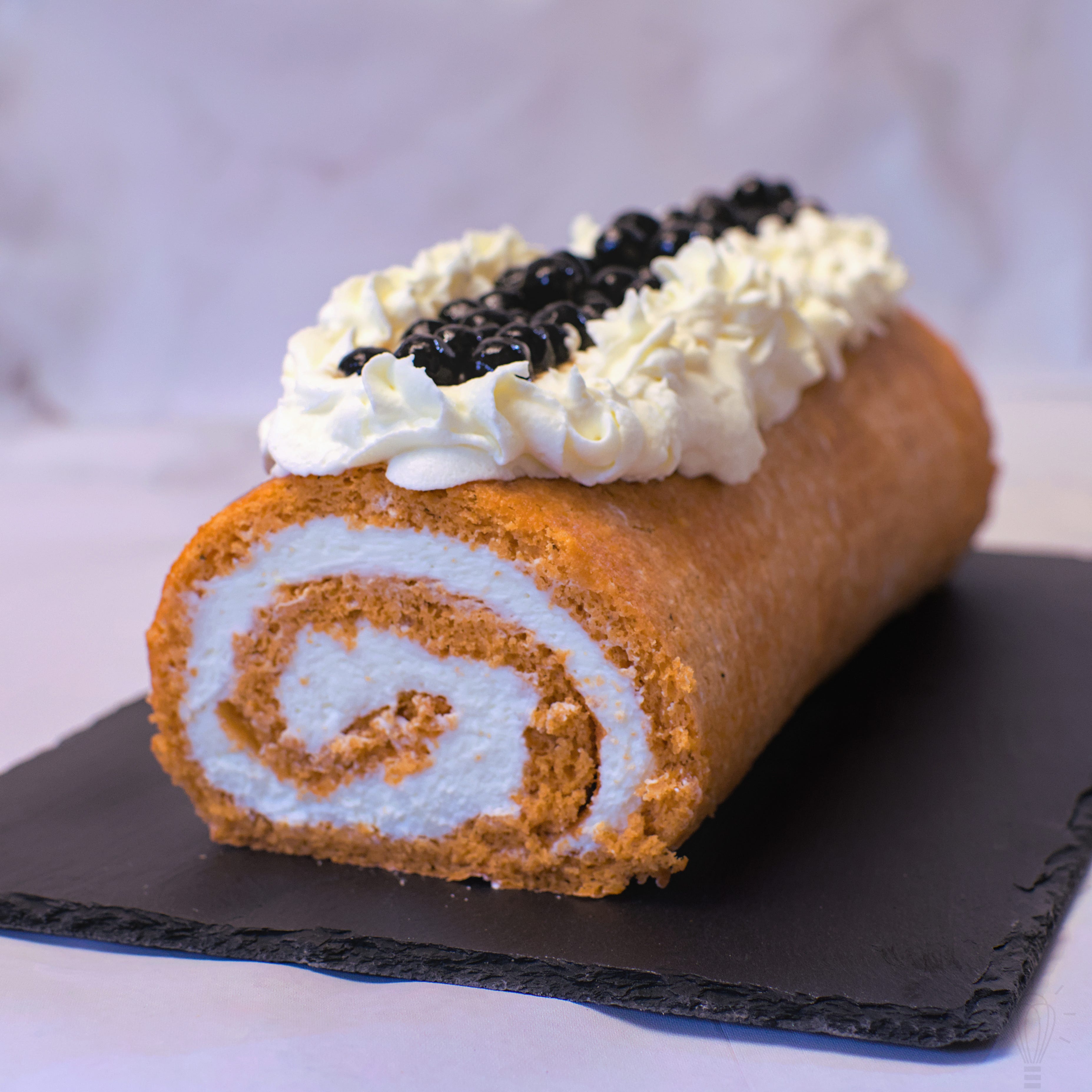 Thai Tea Boba Swiss Roll - by Shade Grayson - Made By Shade