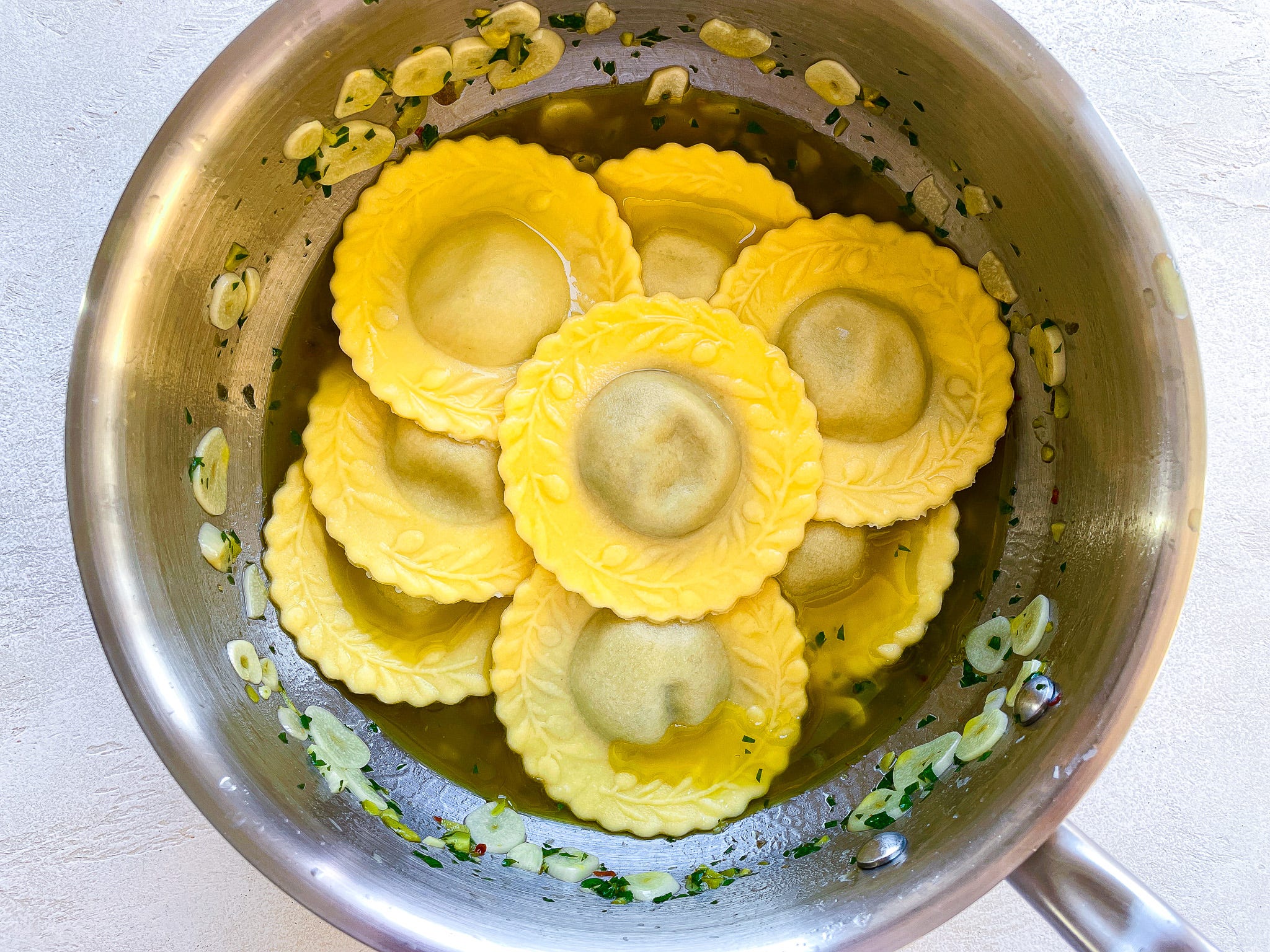 olive branch ravioli - by Meryl Feinstein
