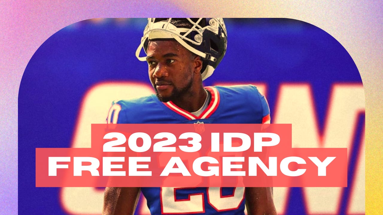 UPDATED: 2023 IDP Free Agency Tracker - by Evan Ronda