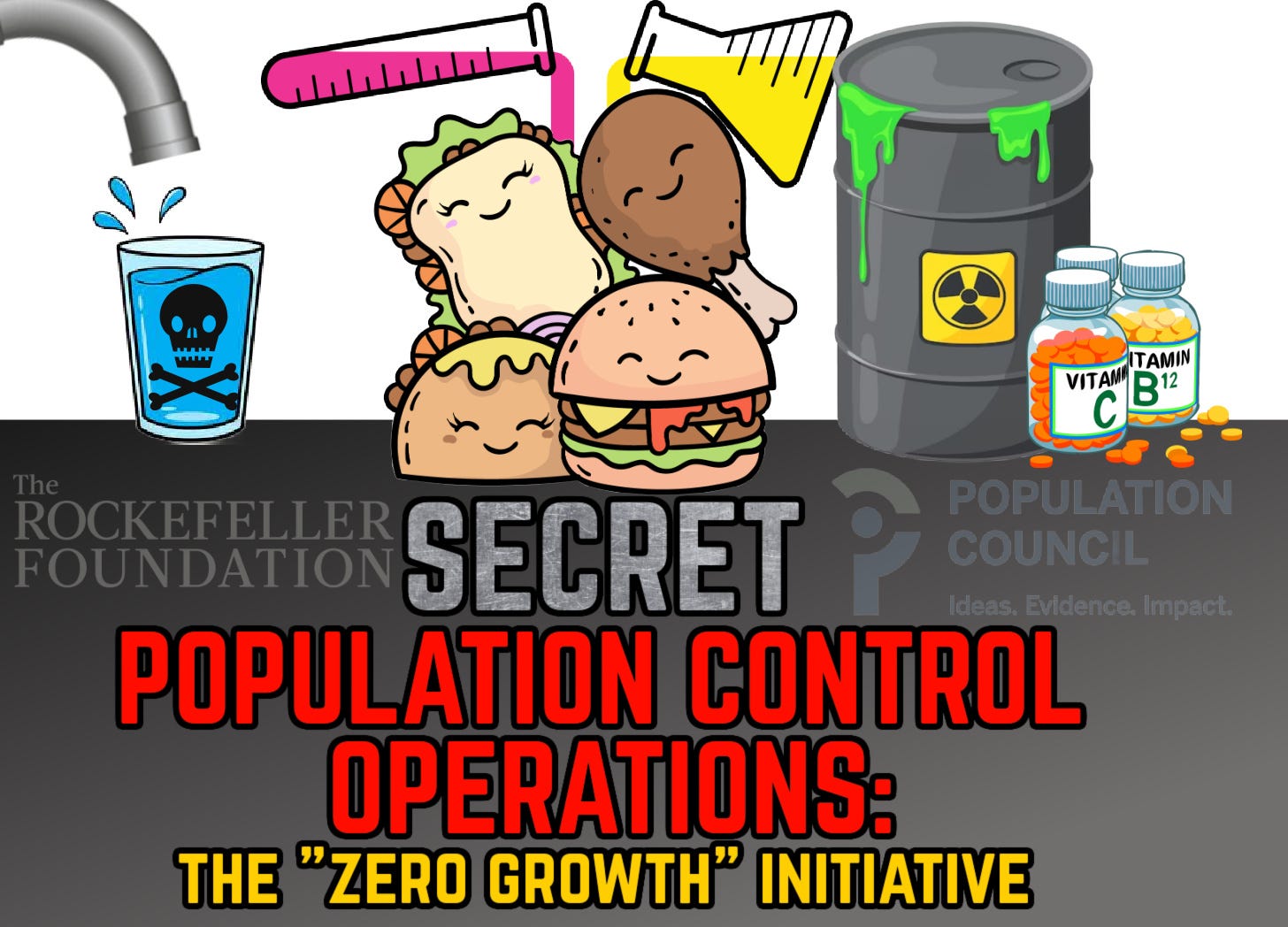 Secret POPULATION CONTROL Operations: Drug the Water Supply, Destroy ...