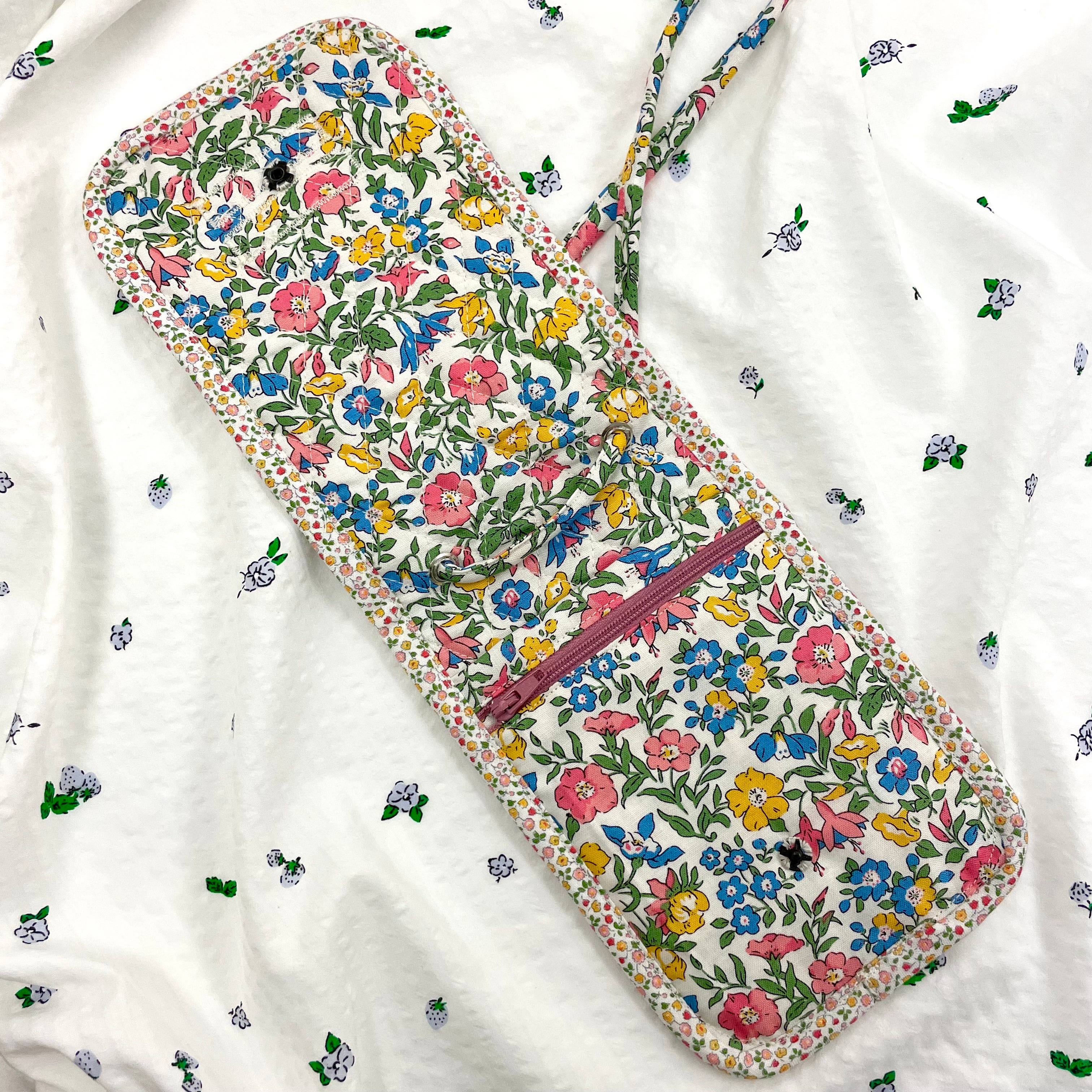 Let's make #1 - Quilted Phone Pouch - by Georgina Li