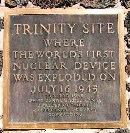 The Trinity Site in New Mexico - by Jan Spell