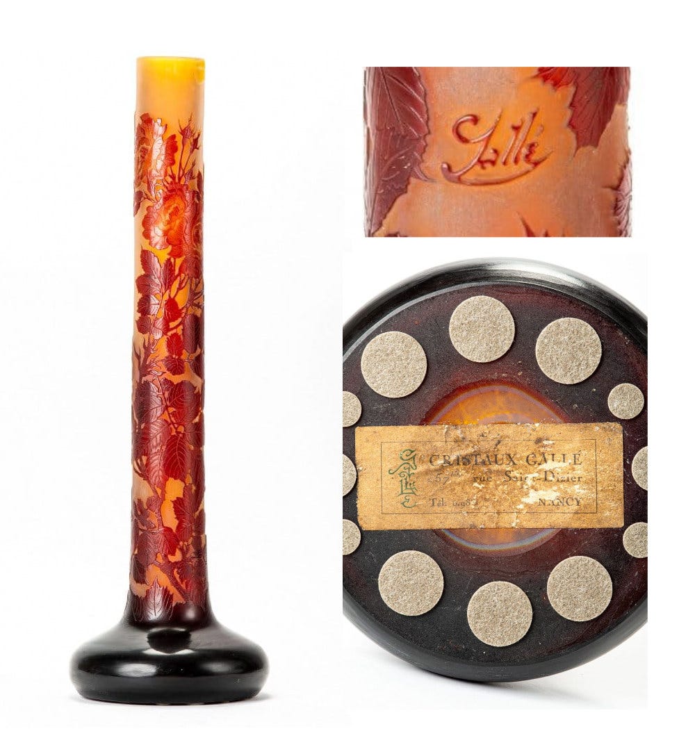 Understanding Gallé labels (II): Fake Gallé labels.