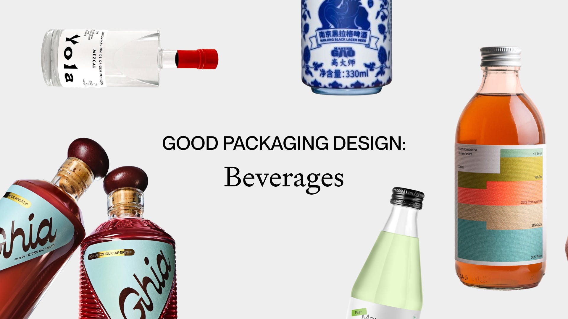 🍾 Beautiful Beverage Packaging Design - by Jake Bell