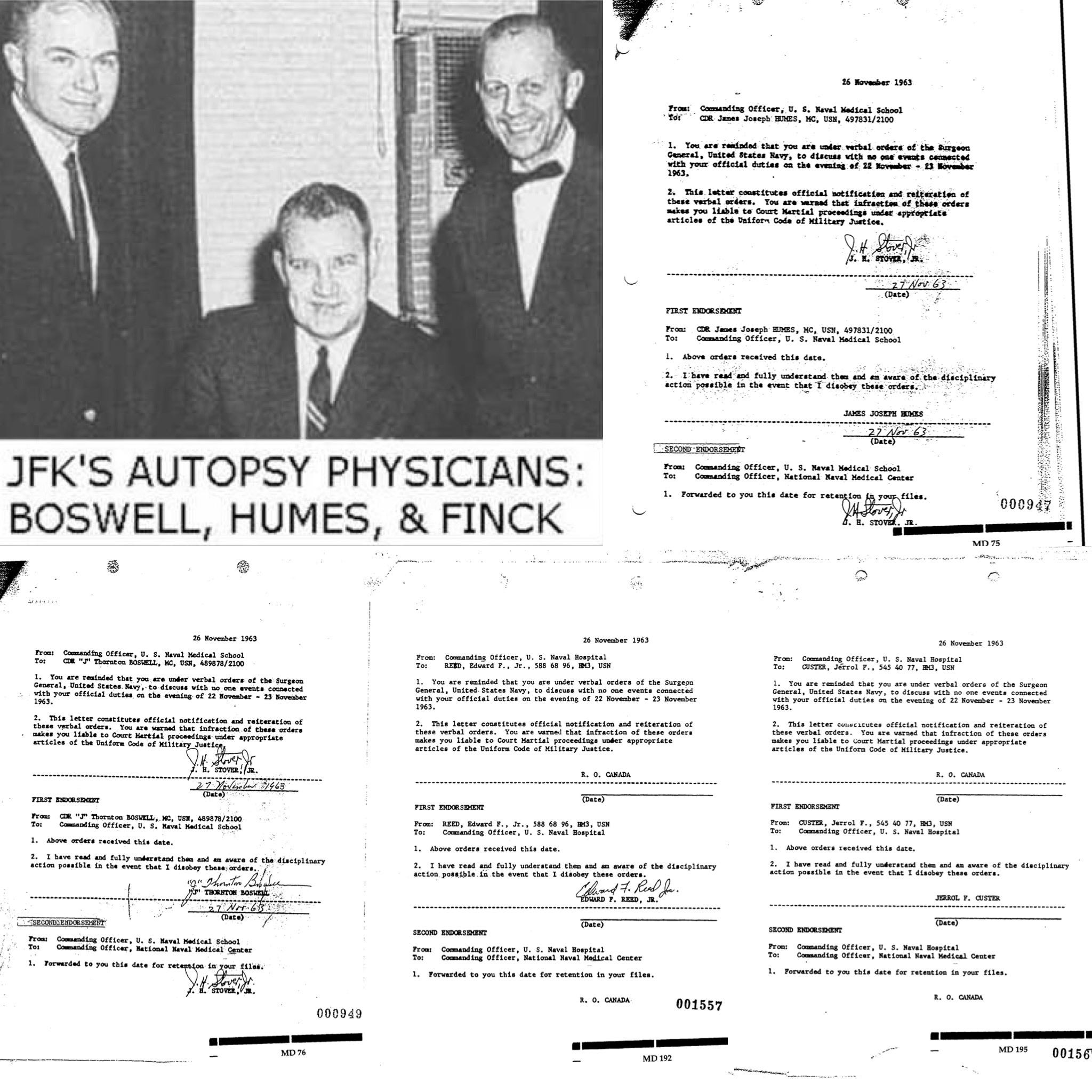 JFK Doctors Were Slapped with Gag Orders - by Brad Foley