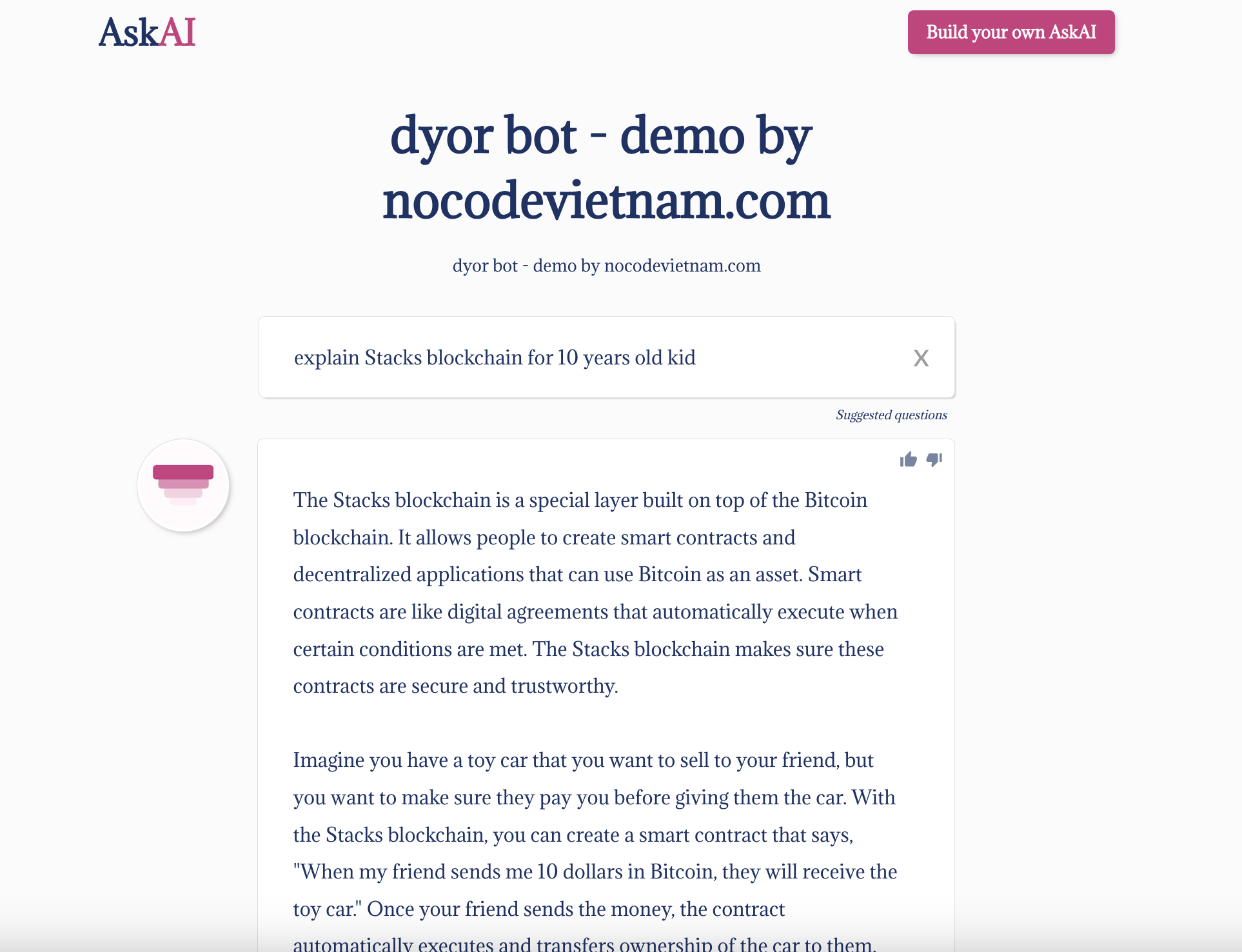 [Case Study] MyAskAI - Xây dựng AI Startup thành công với Bubble