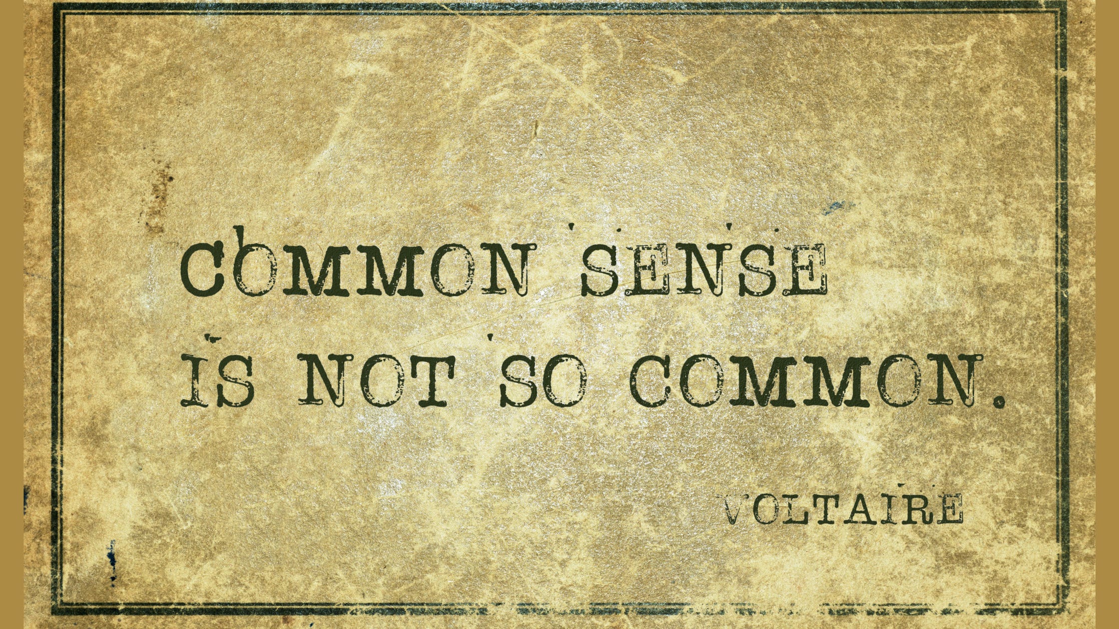 Unleashing the Power of Common Sense - by Sasi Bejjavarapu