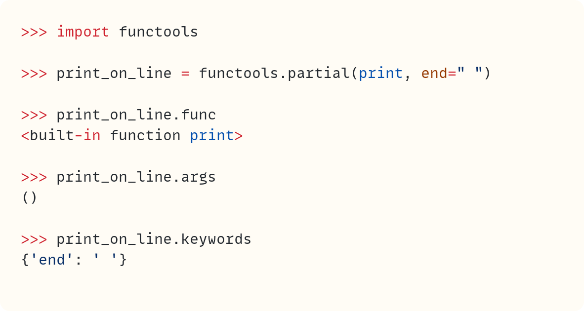 Python S Functools Partial Lets You Pre Fill A Function