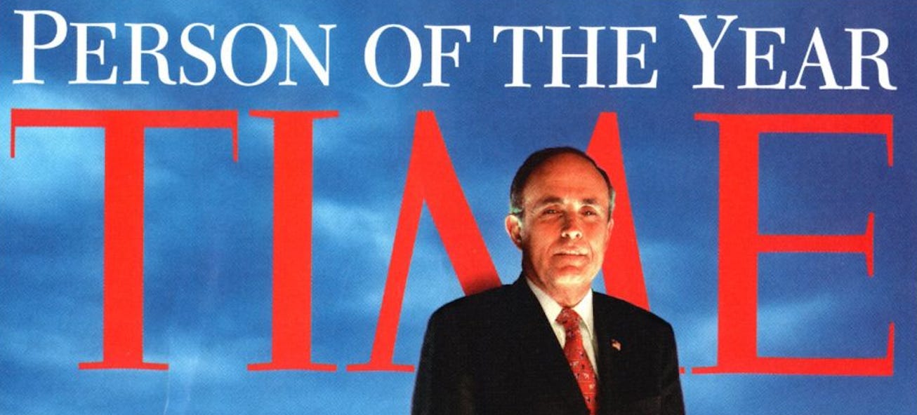 The Rise & Fall & Rise & Fall & Rise & Fall of Rudy Giuliani • Buttondown