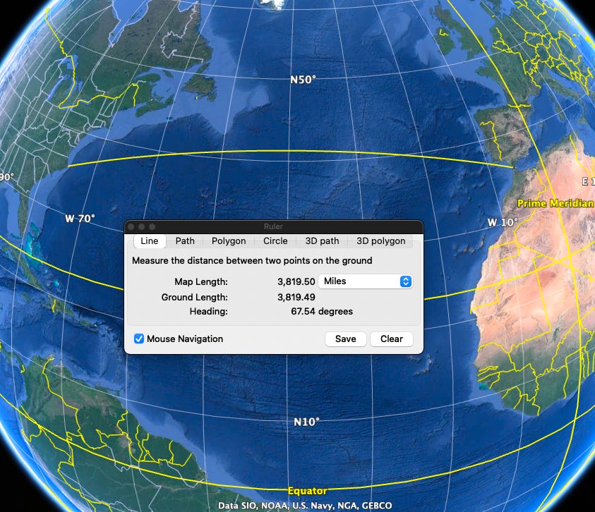 Around the world in three numbers - by Brian Rendell